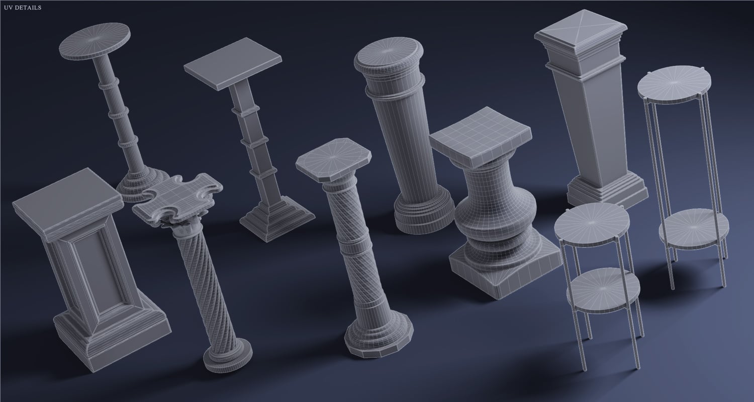 Effigy Plinths | Daz 3D