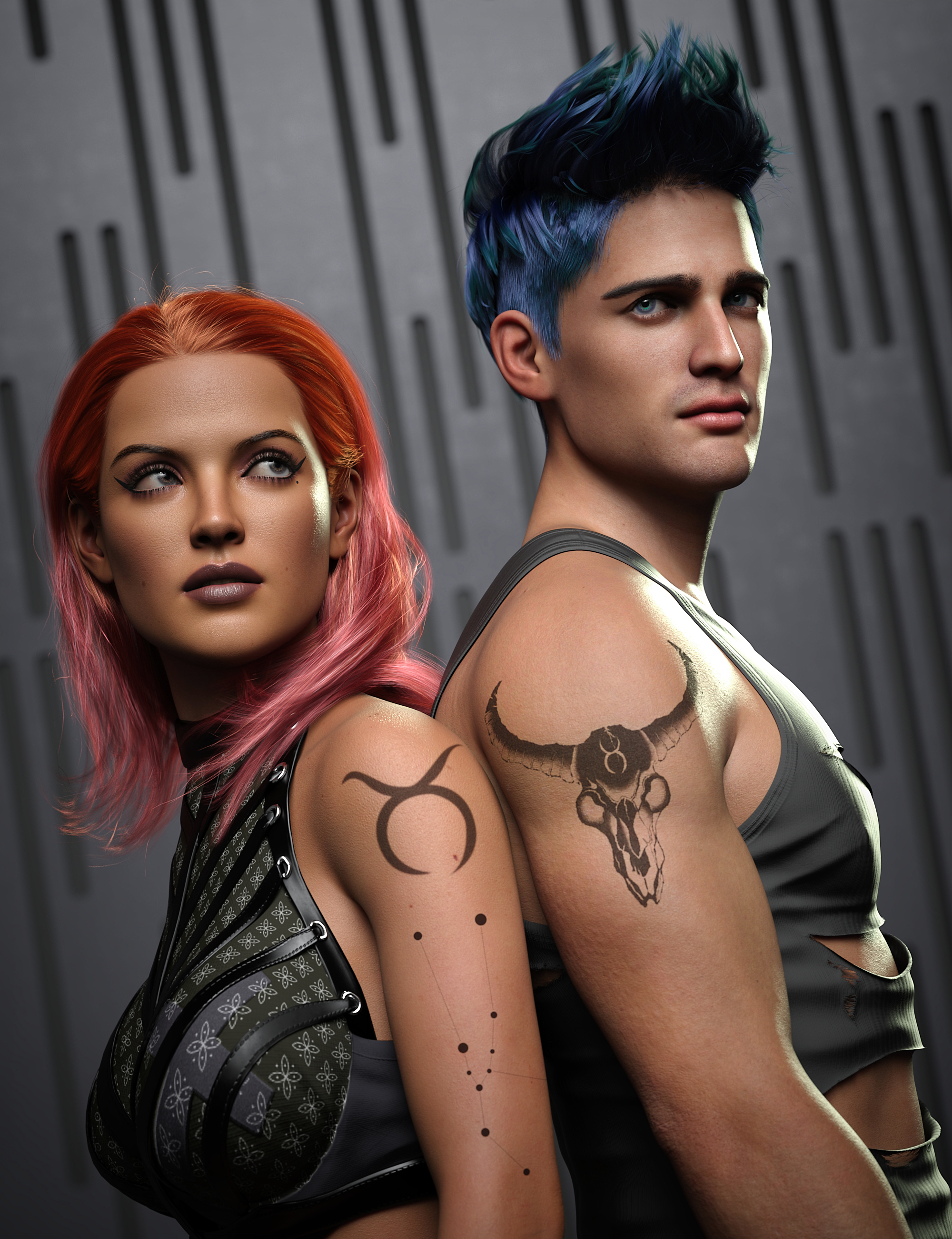 Zodiac Taurus Bundle | Daz 3D