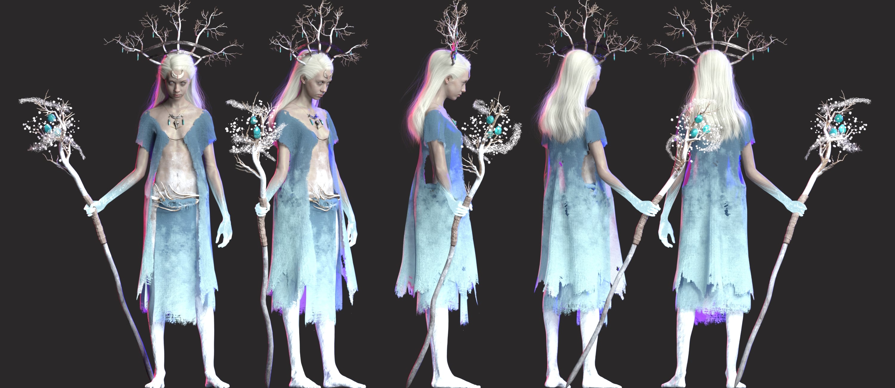 Woodland Witch Outfit Texture Expansion | Daz 3D