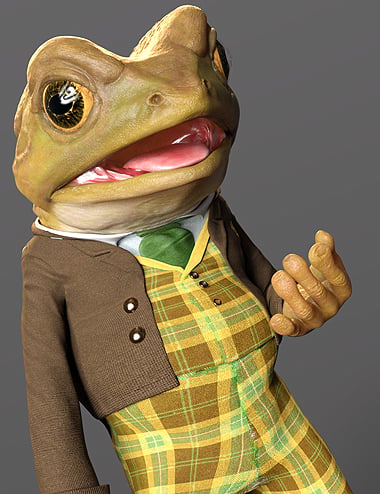 Storybook Frog HD for Genesis 8.1 Males | Daz 3D