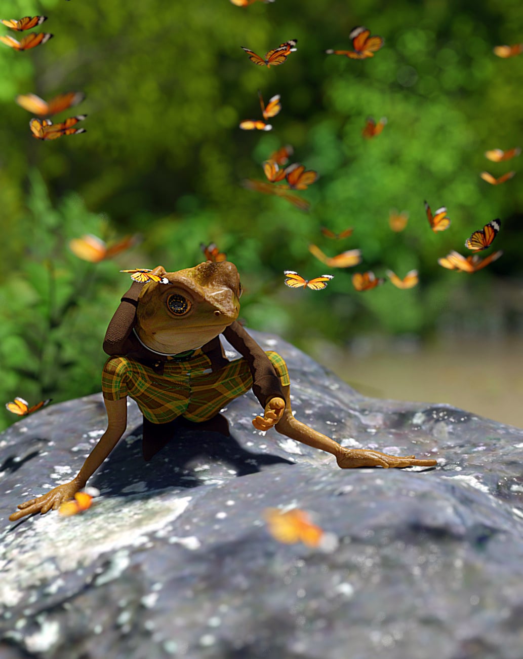 Storybook Frog HD for Genesis 8.1 Males | Daz 3D