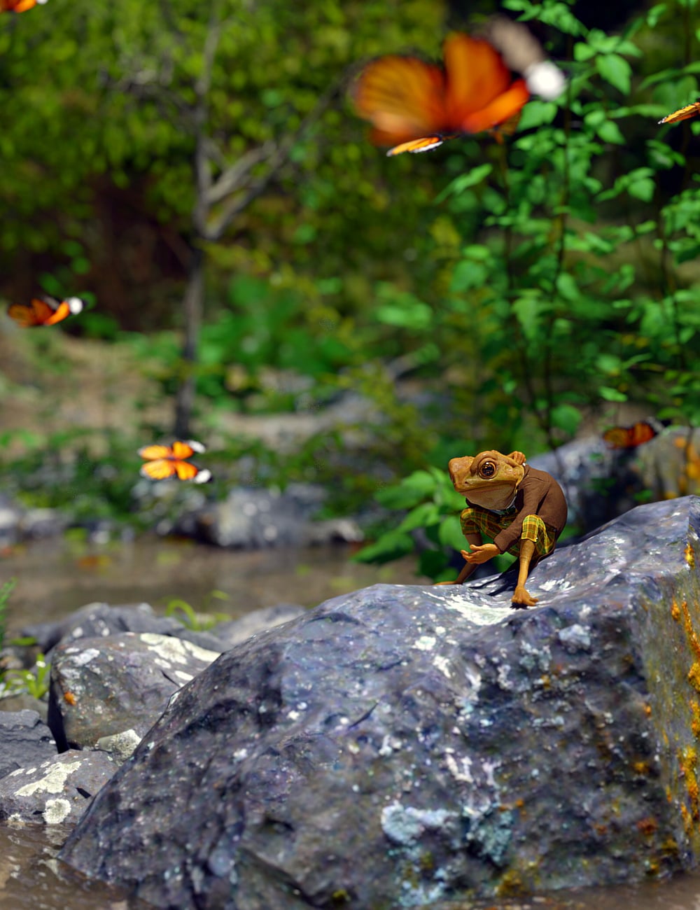 Storybook Frog HD for Genesis 8.1 Males | Daz 3D