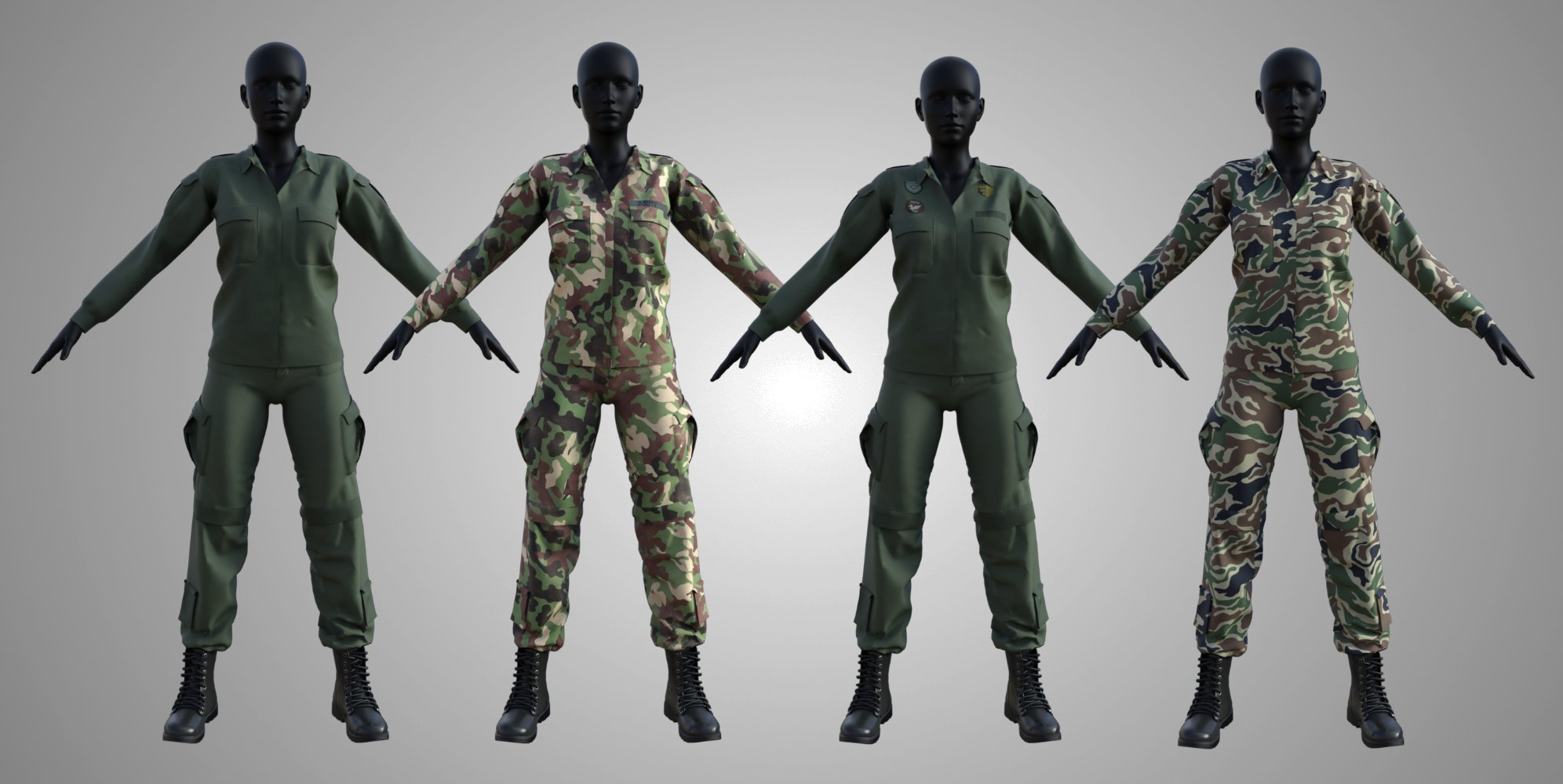 FG Military Bundle | Daz 3D