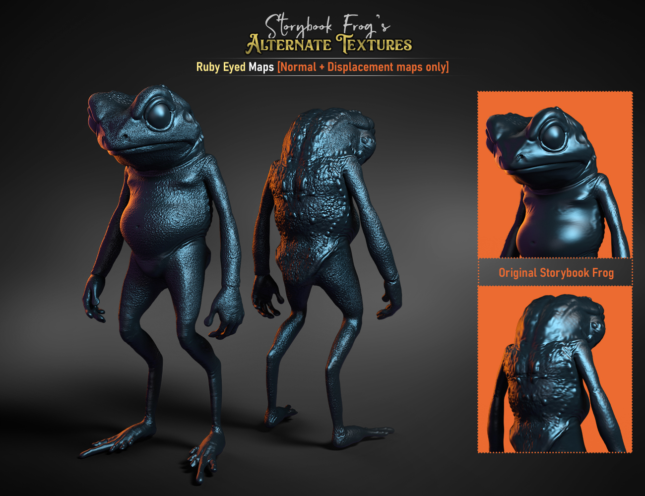 Alternate Textures for Storybook Frog and Genesis 8.1 Male | Daz 3D