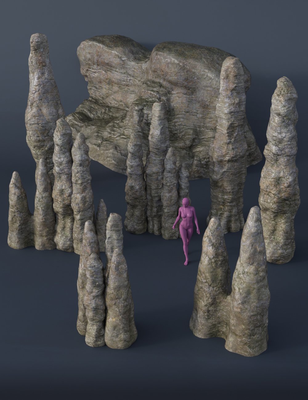 Muelsfell Modular Cave Interior | Daz 3D