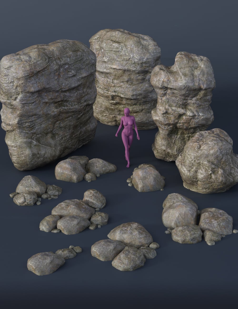 Muelsfell Modular Cave Interior | Daz 3D