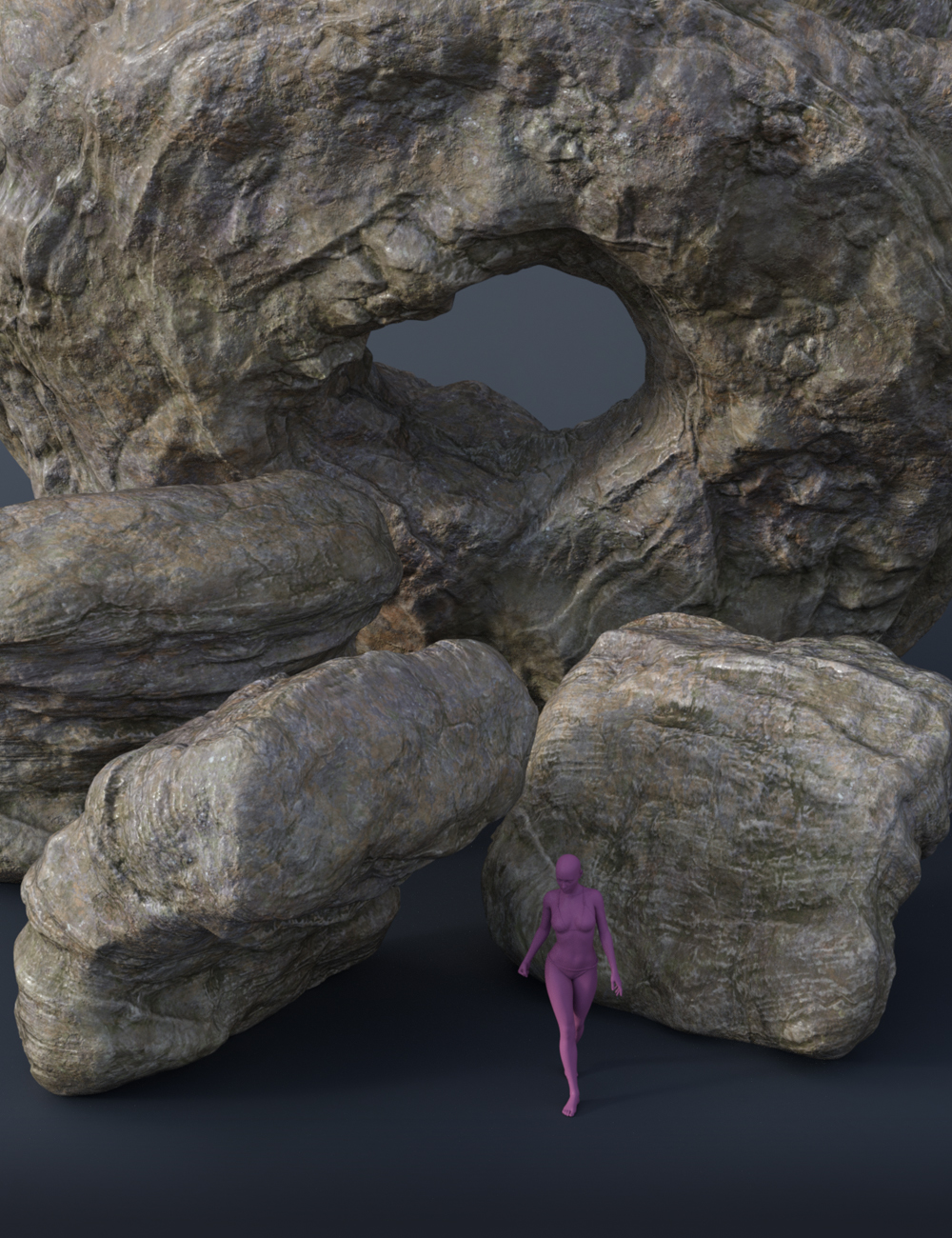 Muelsfell Modular Cave Interior | Daz 3D