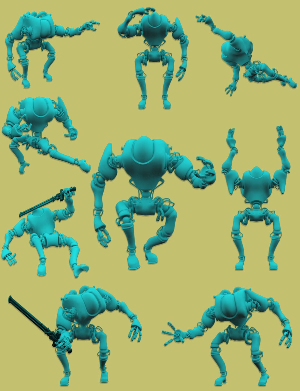 Mak Attack Poses for Mak79 | Daz 3D
