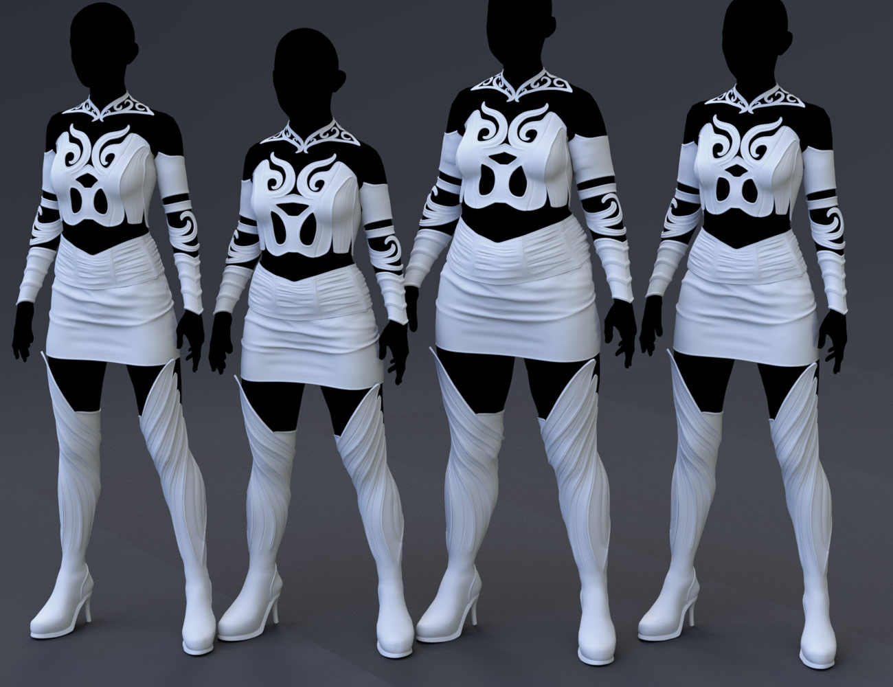 Keeper of the Feathers Outfit Bundle for Genesis 8 and 8.1 Females | Daz 3D
