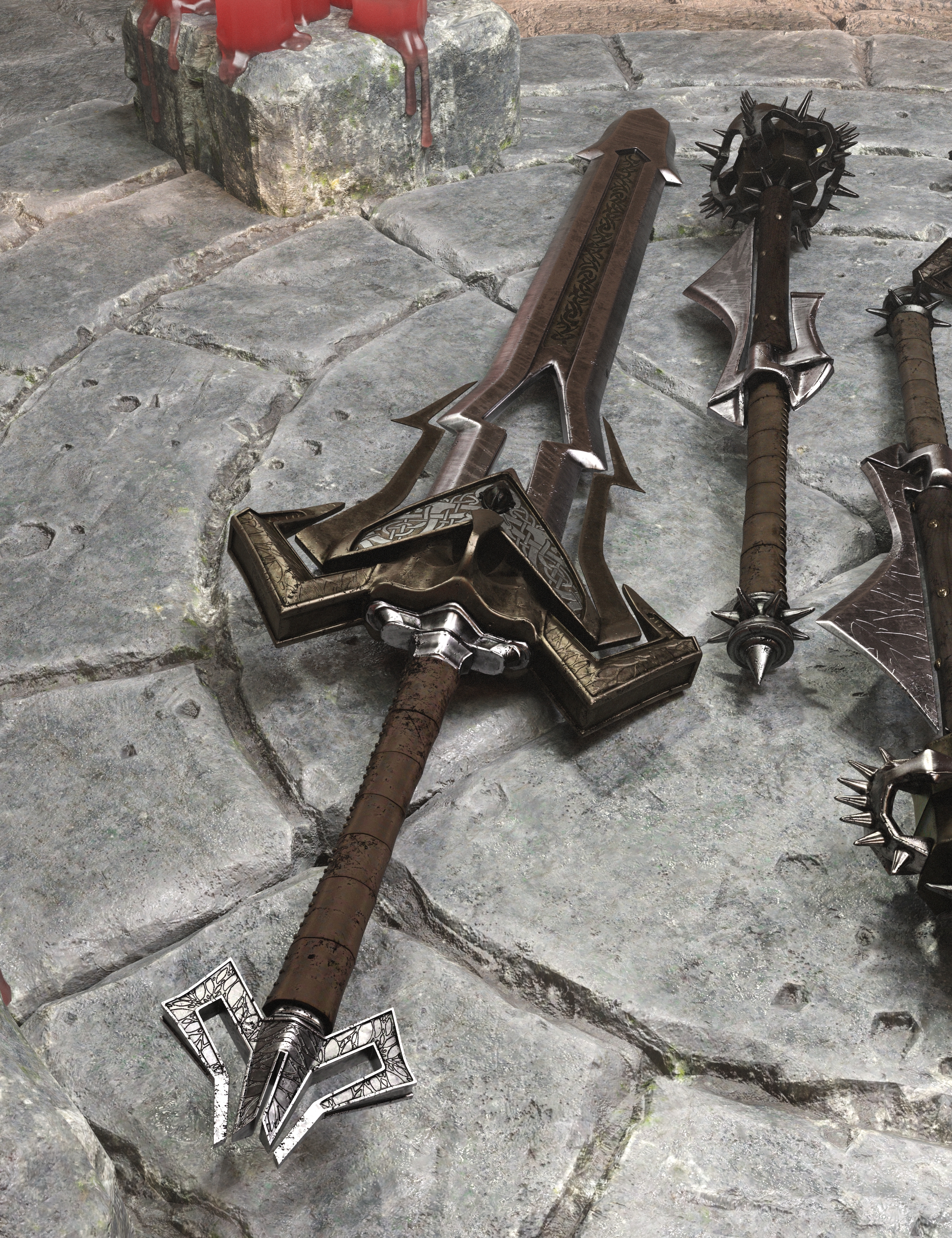 Kryptos Weapons Collection | Daz 3D