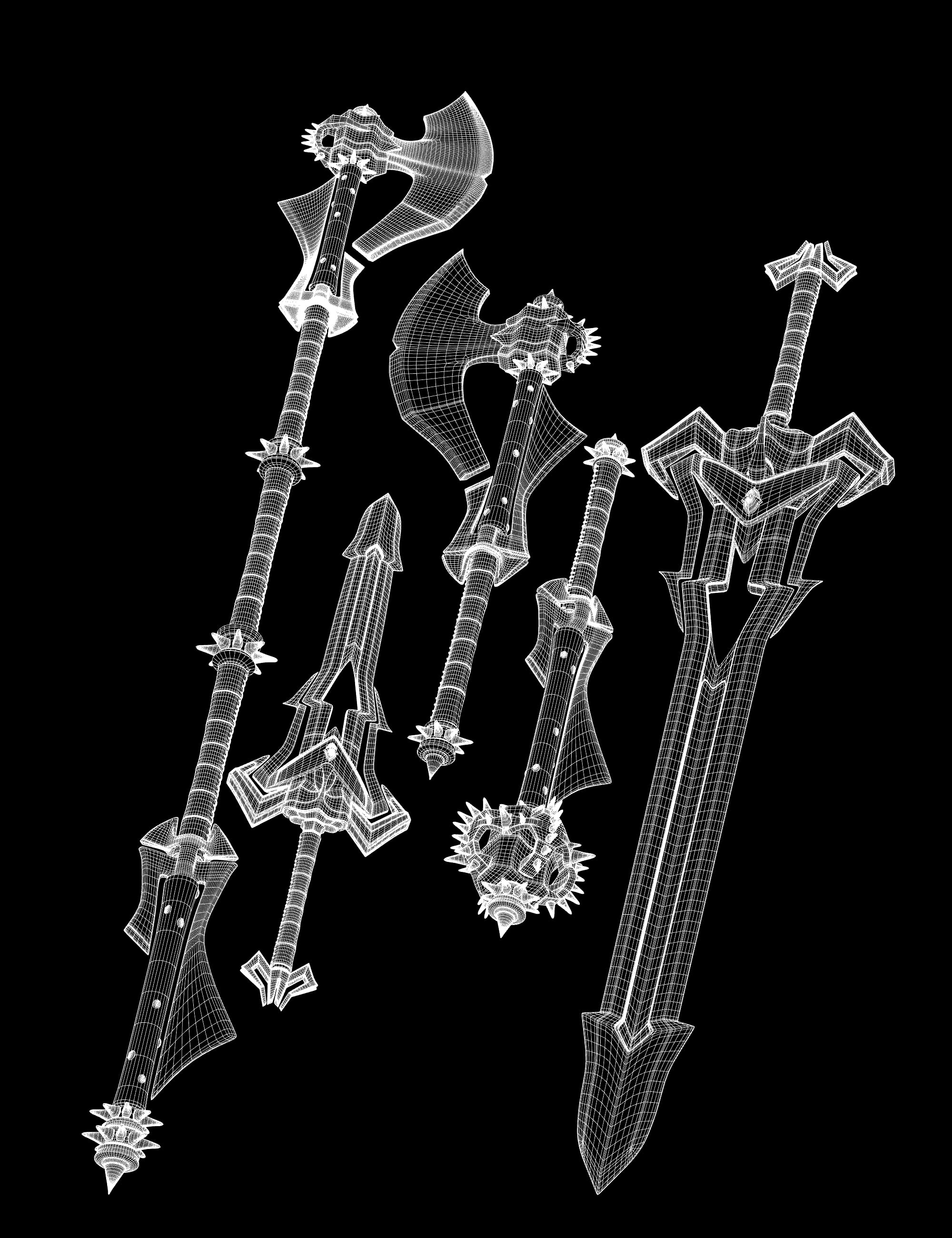 Kryptos Weapons Collection | Daz 3D