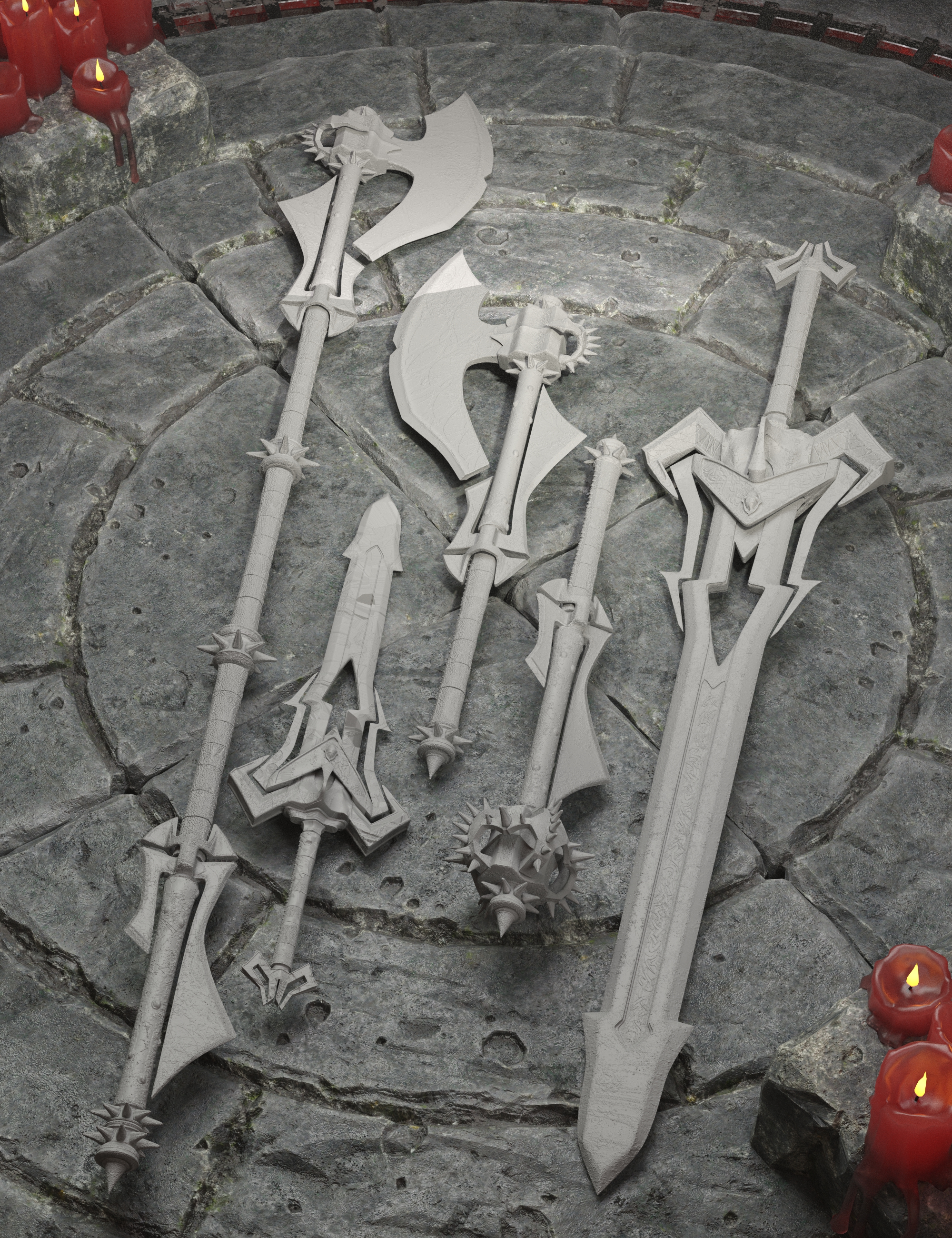 Kryptos Weapons Collection | Daz 3D