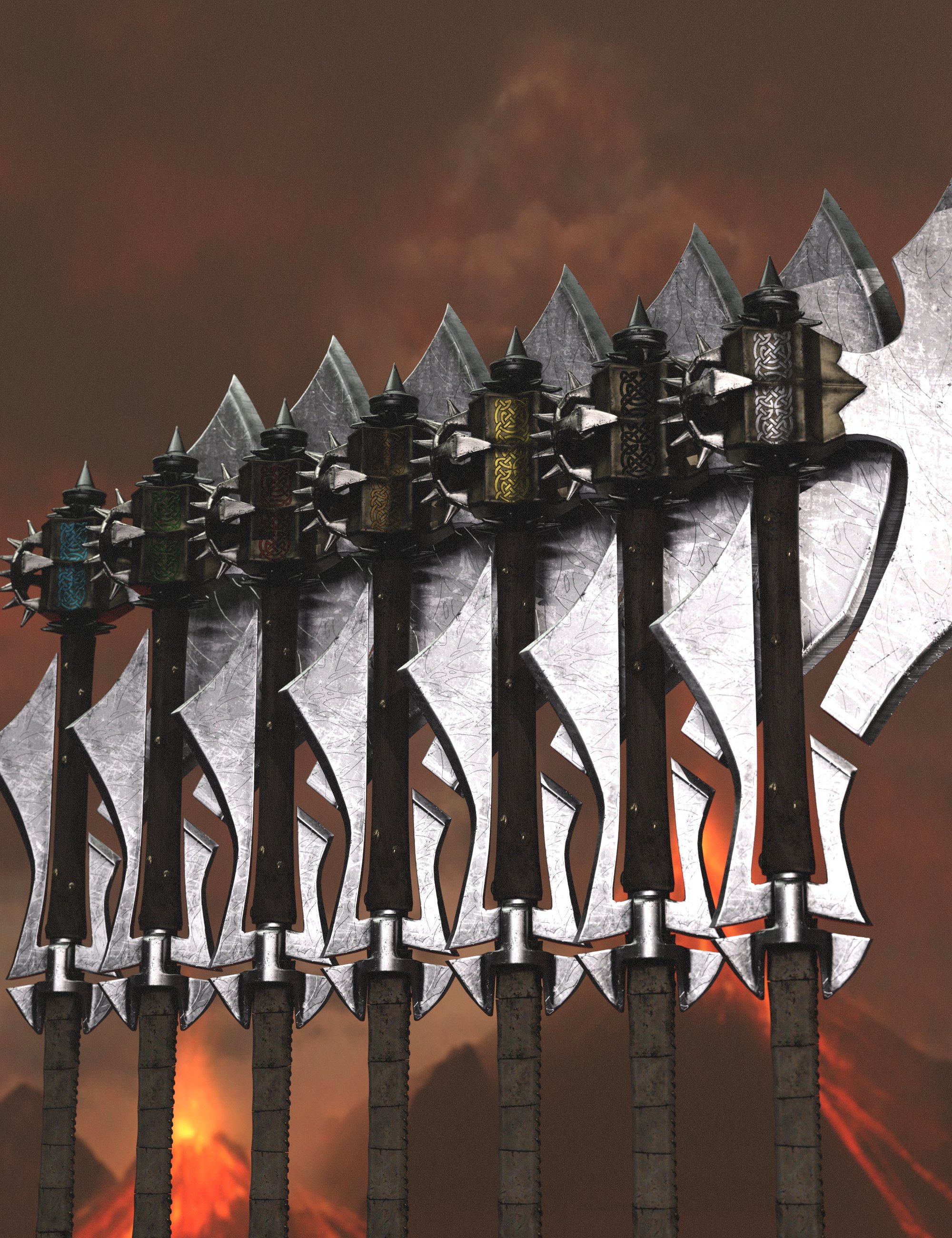 Kryptos Weapons Collection | Daz 3D