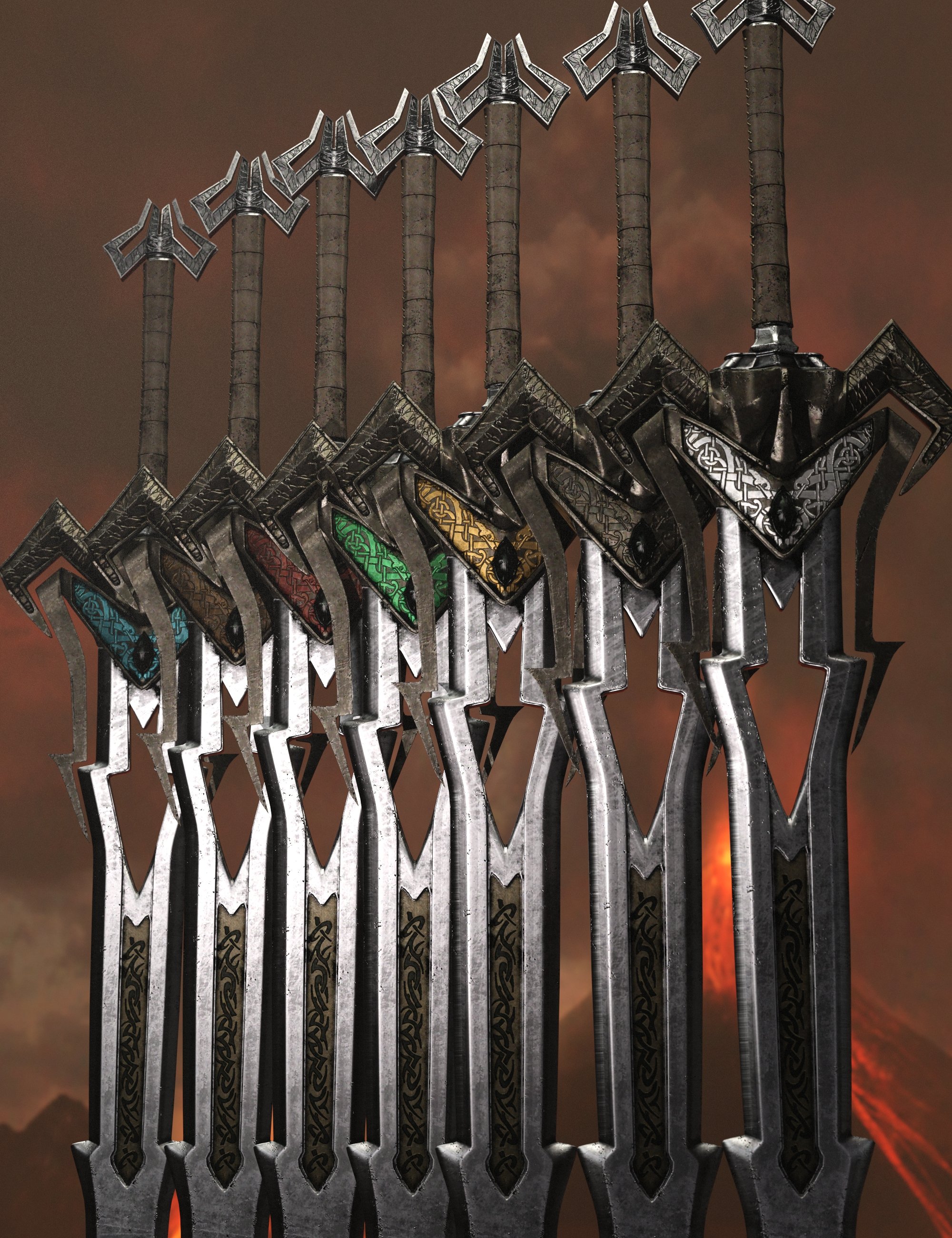 Kryptos Weapons Collection | Daz 3D