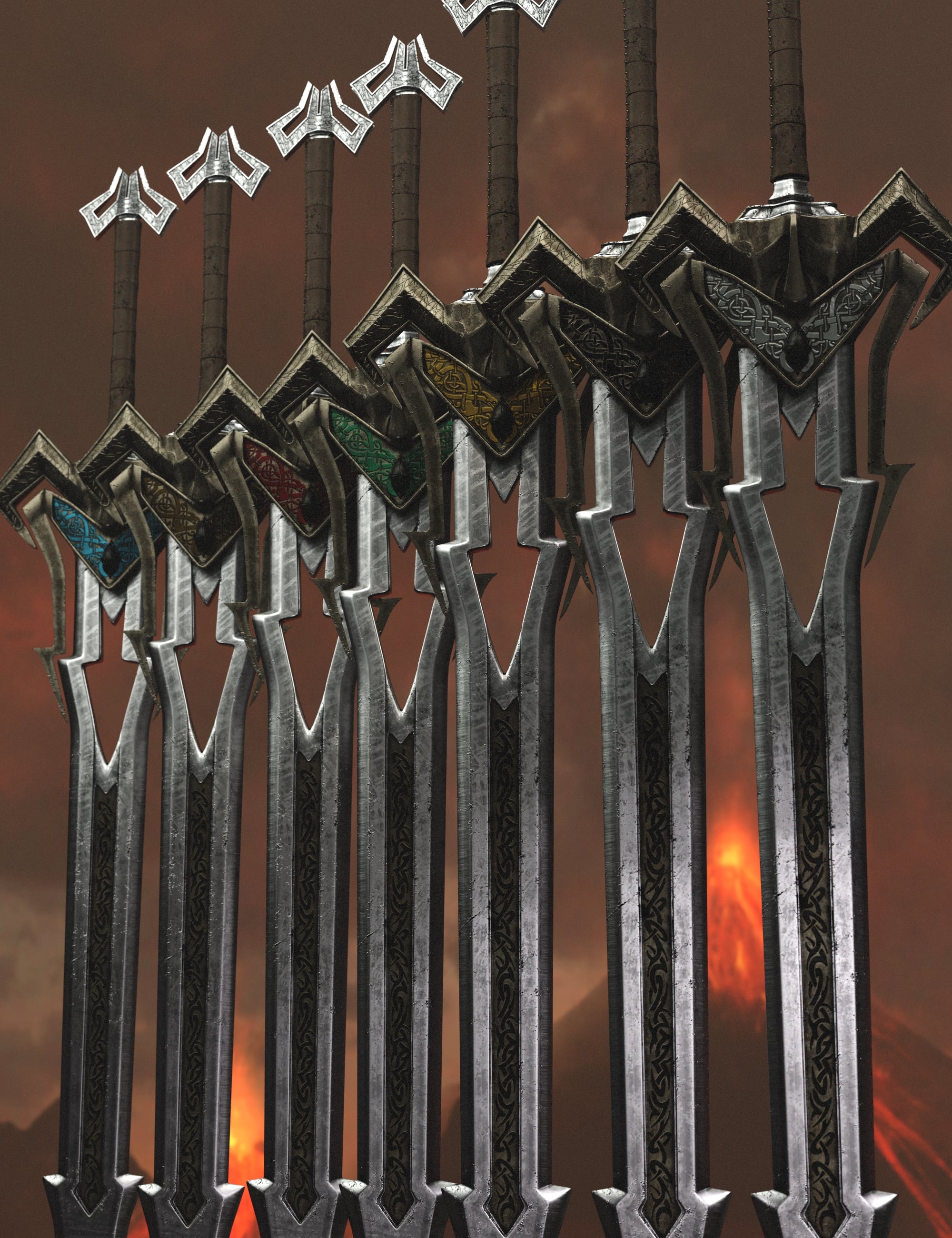 Kryptos Weapons Collection | Daz 3D