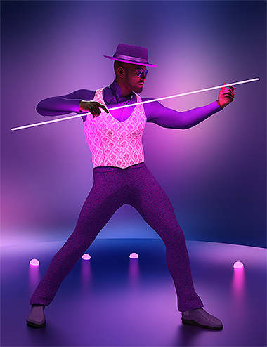 Dorian Suit Outfit Texture Add-on | Daz 3D