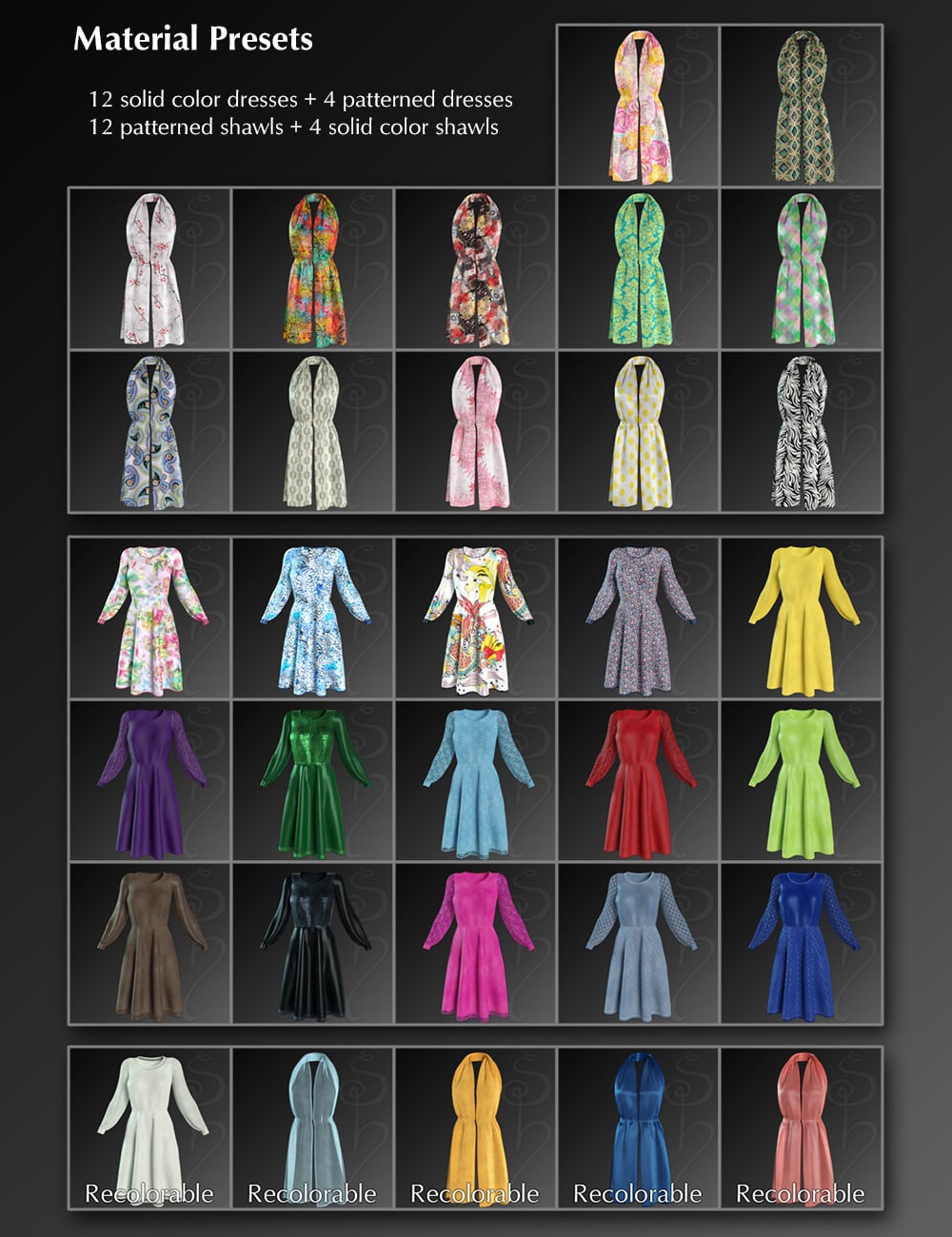 dForce Spring Vibes Texture Add-on | Daz 3D