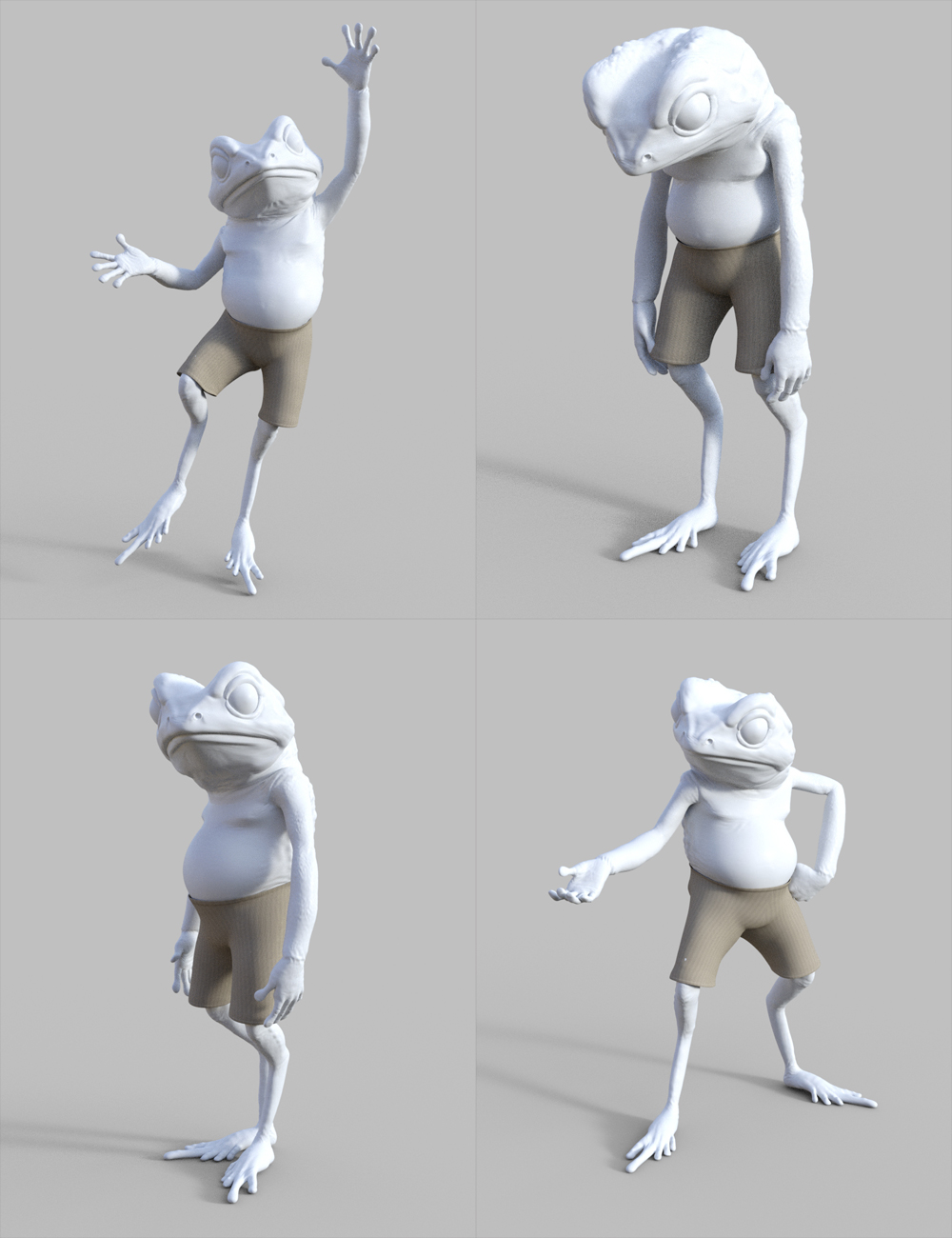 Froggy Stories Poses for Storybook Frog for Genesis 8.1 Male | Daz 3D