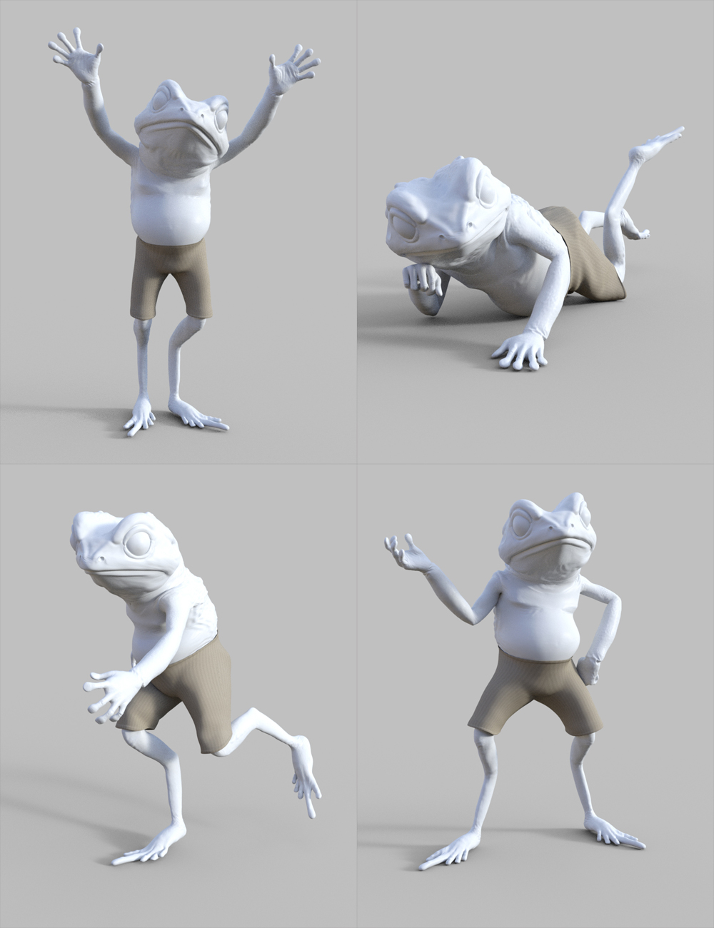 Froggy Stories Poses for Storybook Frog for Genesis 8.1 Male | Daz 3D