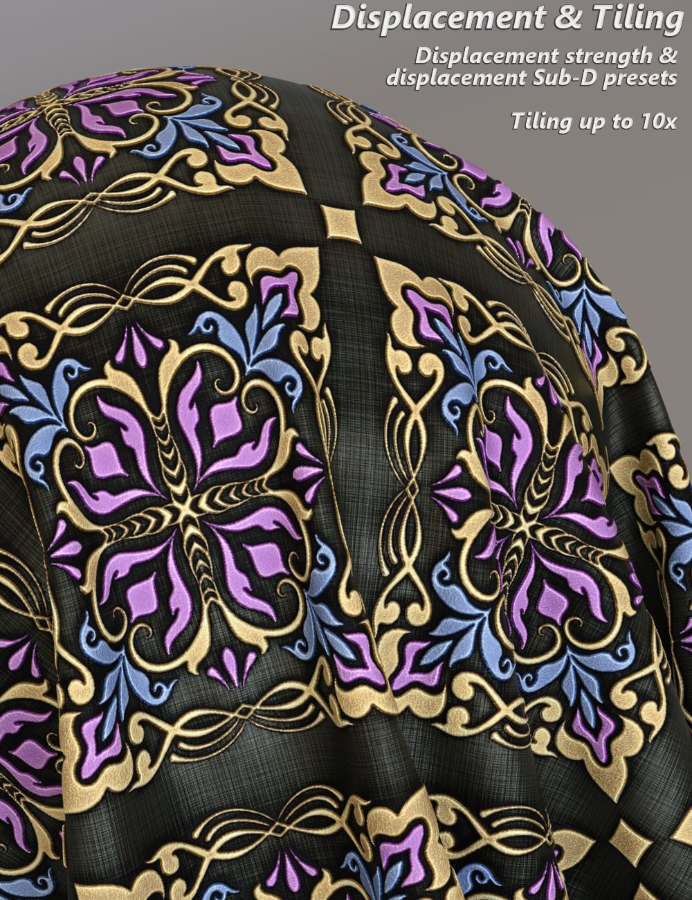 MMX Elegant Fabric Patterns 4 for Iray | Daz 3D