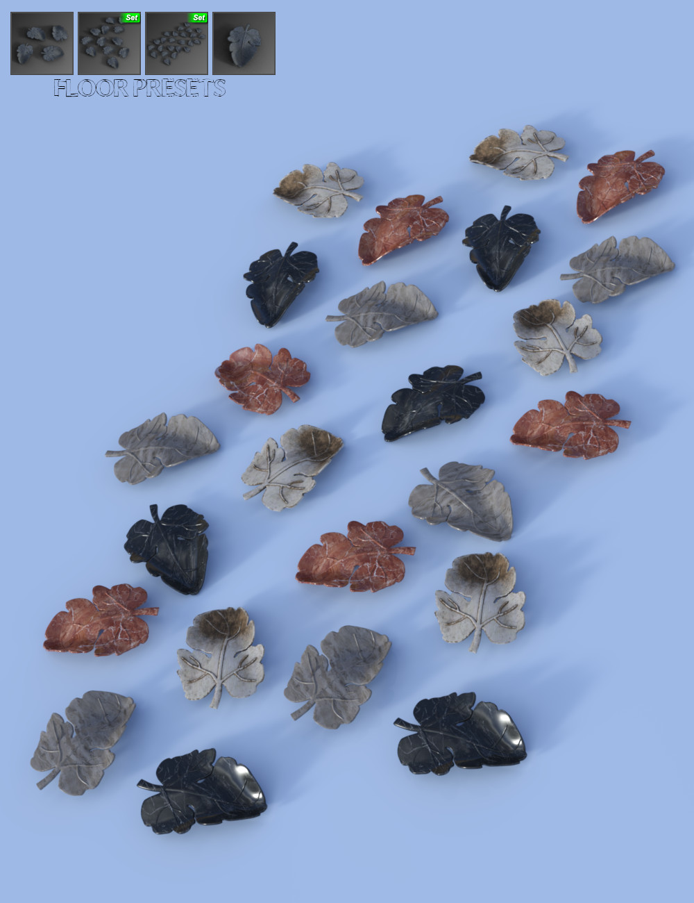 Effigy Fig Leaf Props for Genesis 8.1 Male and Female | Daz 3D
