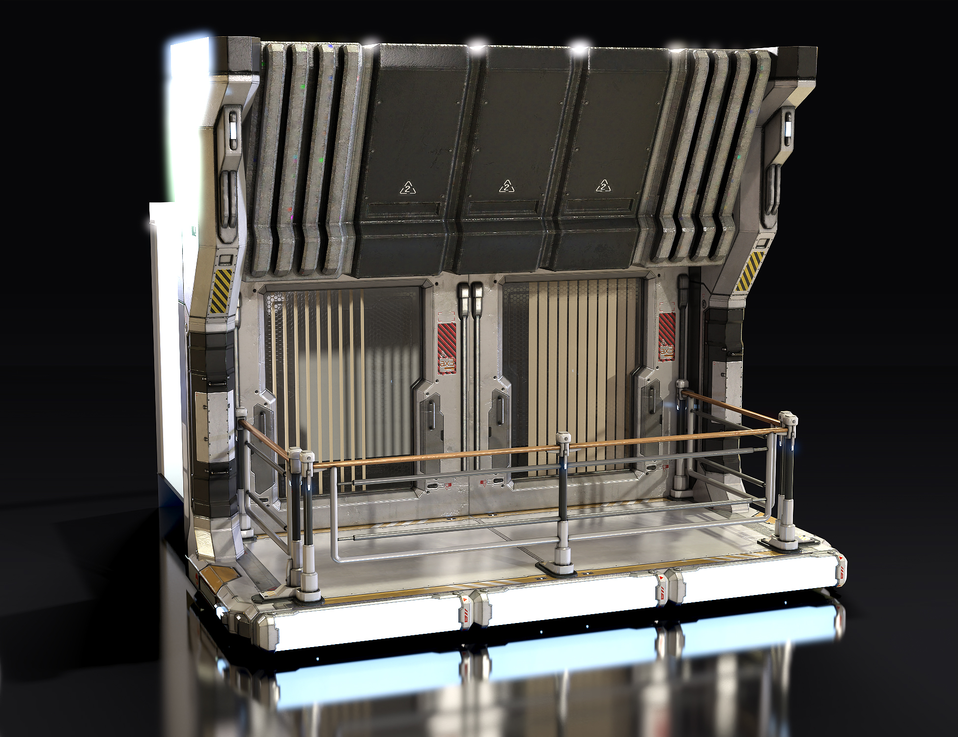 Scene Subsets for Modular Sci-fi Kit 02 | Daz 3D