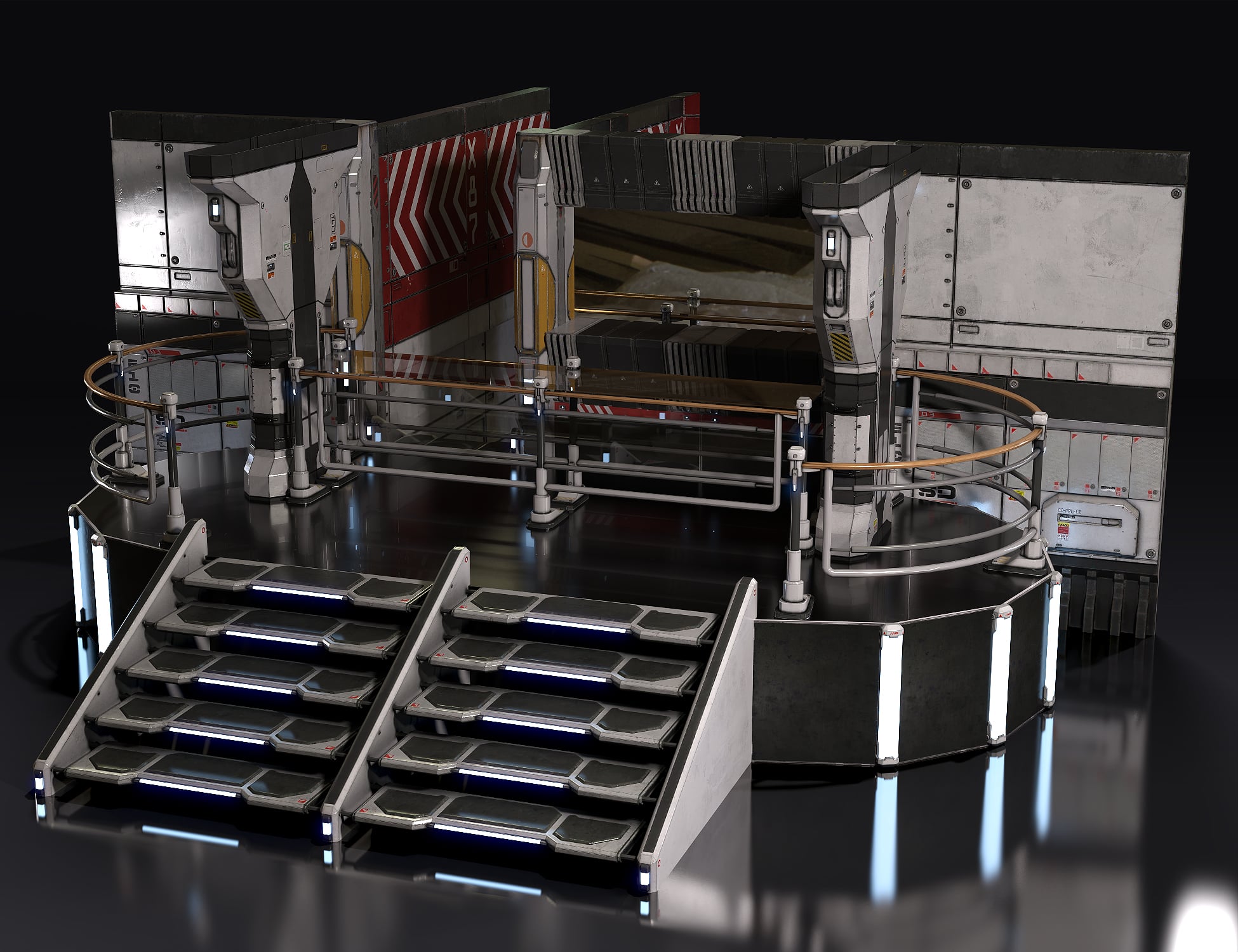 Scene Subsets for Modular Sci-fi Kit 02 | Daz 3D