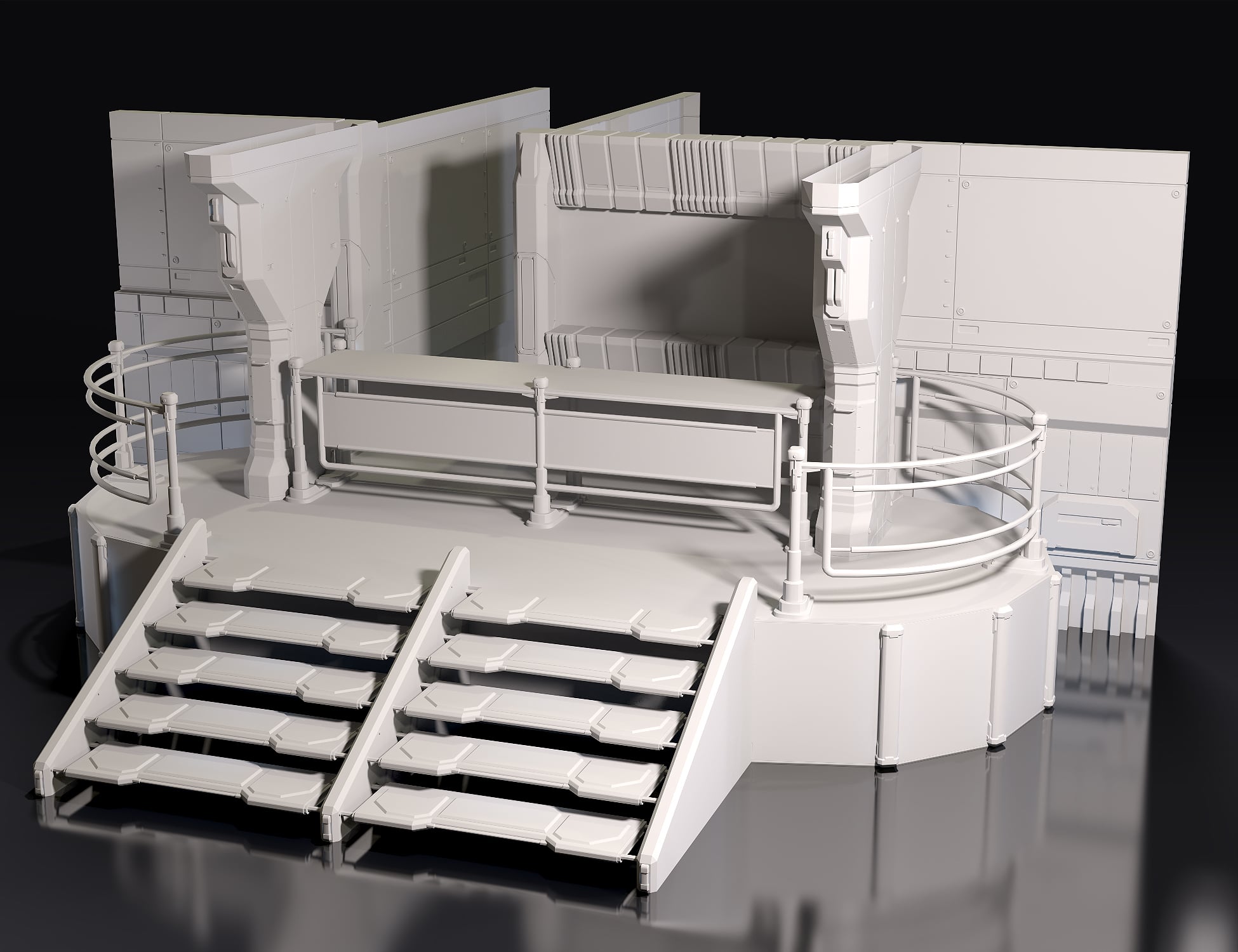 Scene Subsets for Modular Sci-fi Kit 02 | Daz 3D