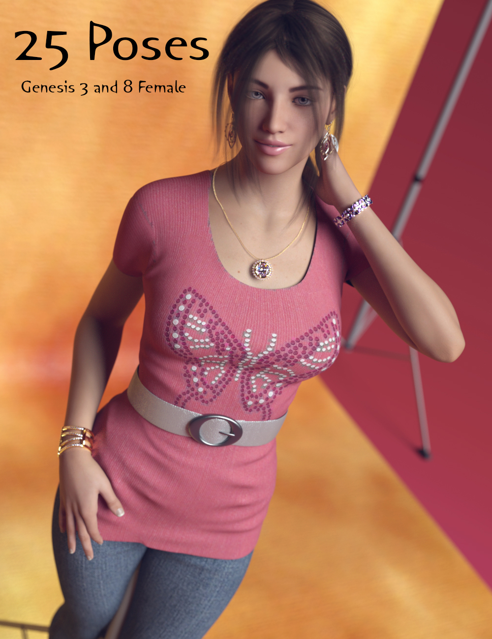 Modeling Poses for Genesis 3 and 8 Females | Daz 3D