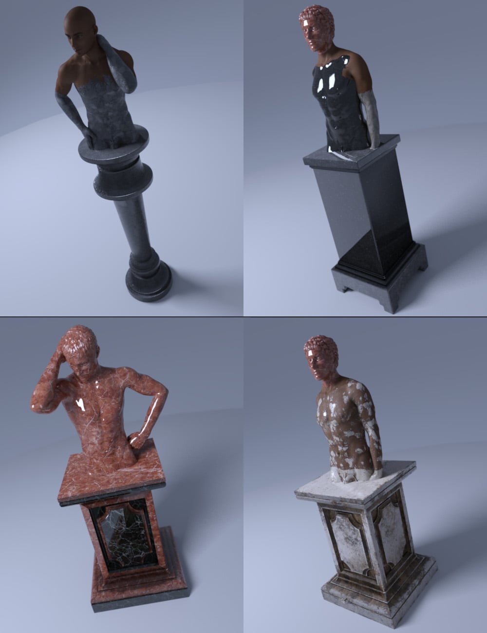 Effigy Statue Builder Presets Vol 2 | Daz 3D