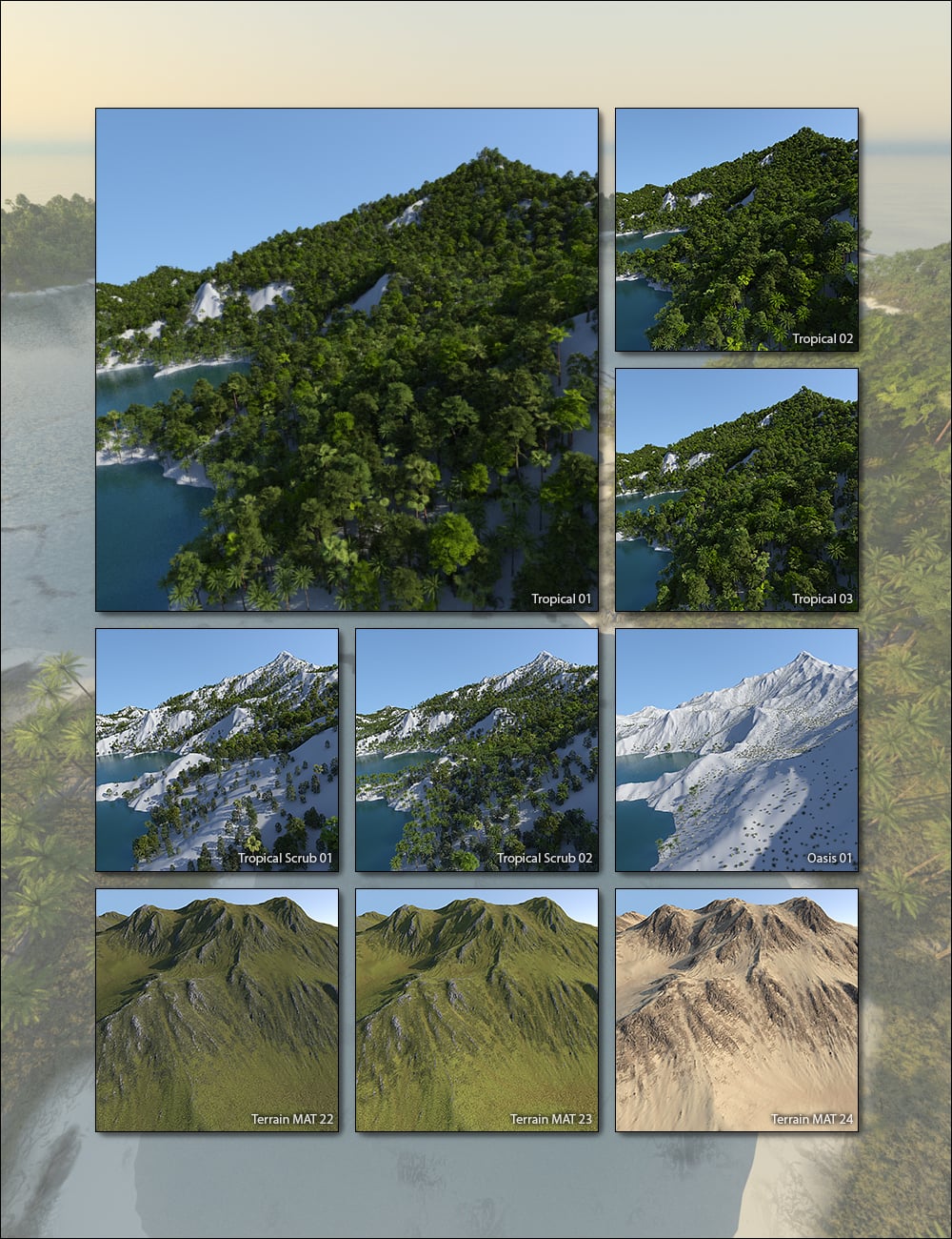 UltraSceneryXT - Tropics | Daz 3D