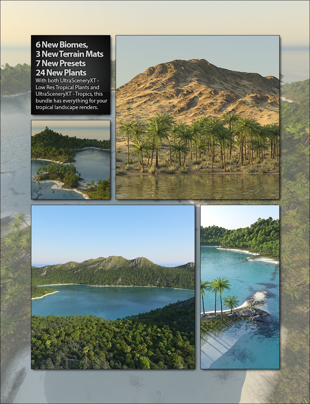 UltraSceneryXT - Tropics Bundle | Daz 3D