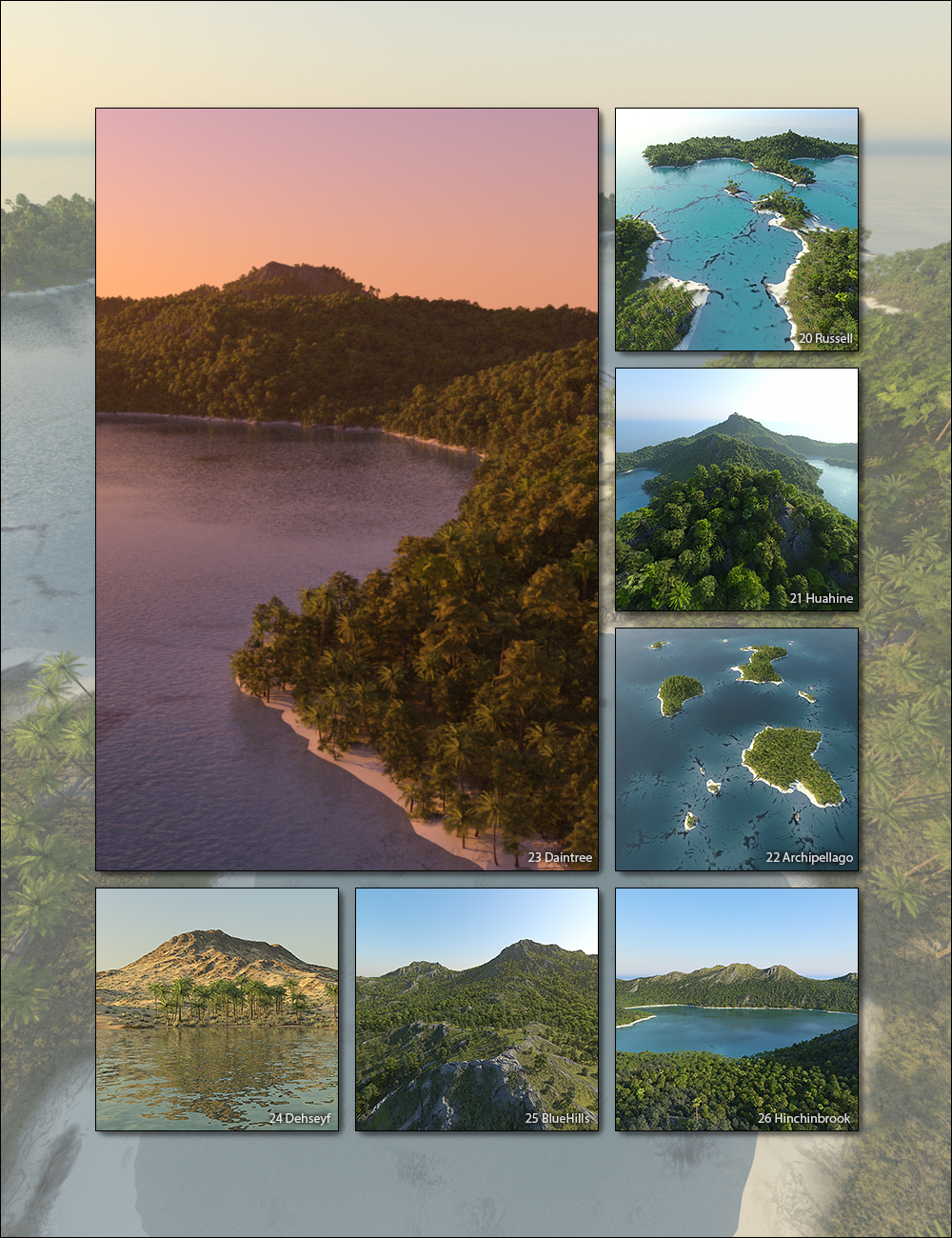 UltraSceneryXT - Tropics Bundle | Daz 3D