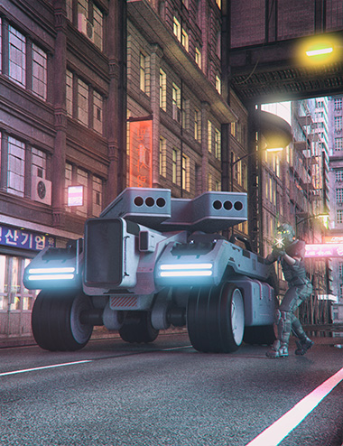 Off-Road Sci-Fi 4X4 | Daz 3D