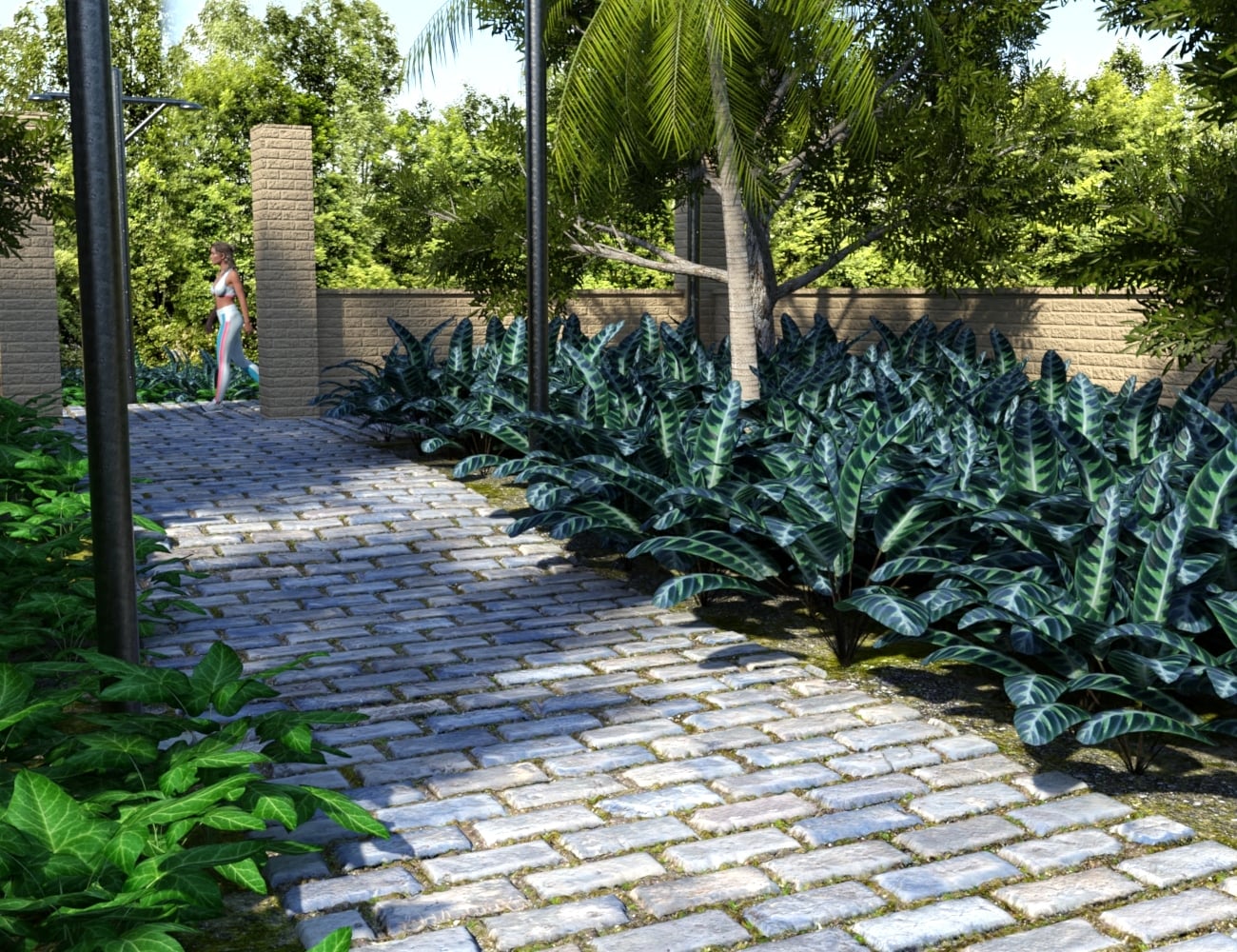 Path Through the Garden | Daz 3D