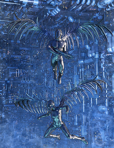 Rift Wings for Genesis 8 | Daz 3D