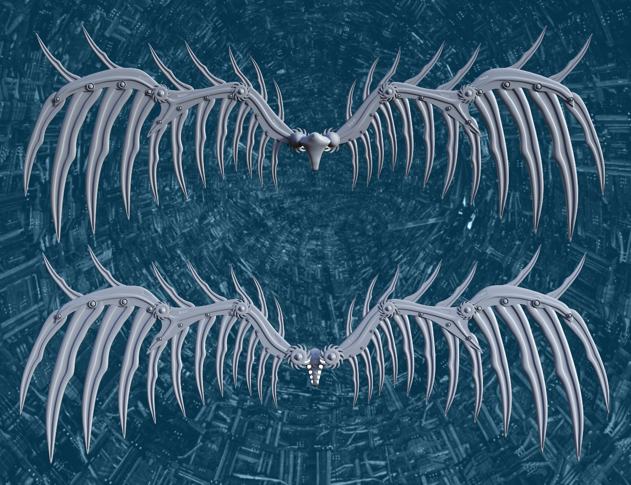 Rift Wings for Genesis 8 | Daz 3D