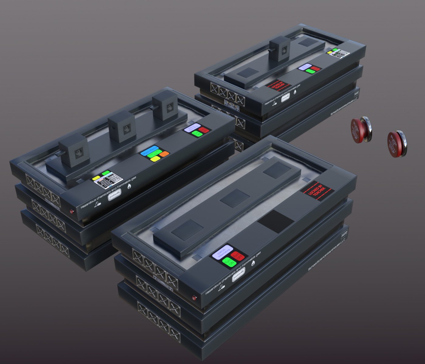 Future Classroom: Science Props | Daz 3D