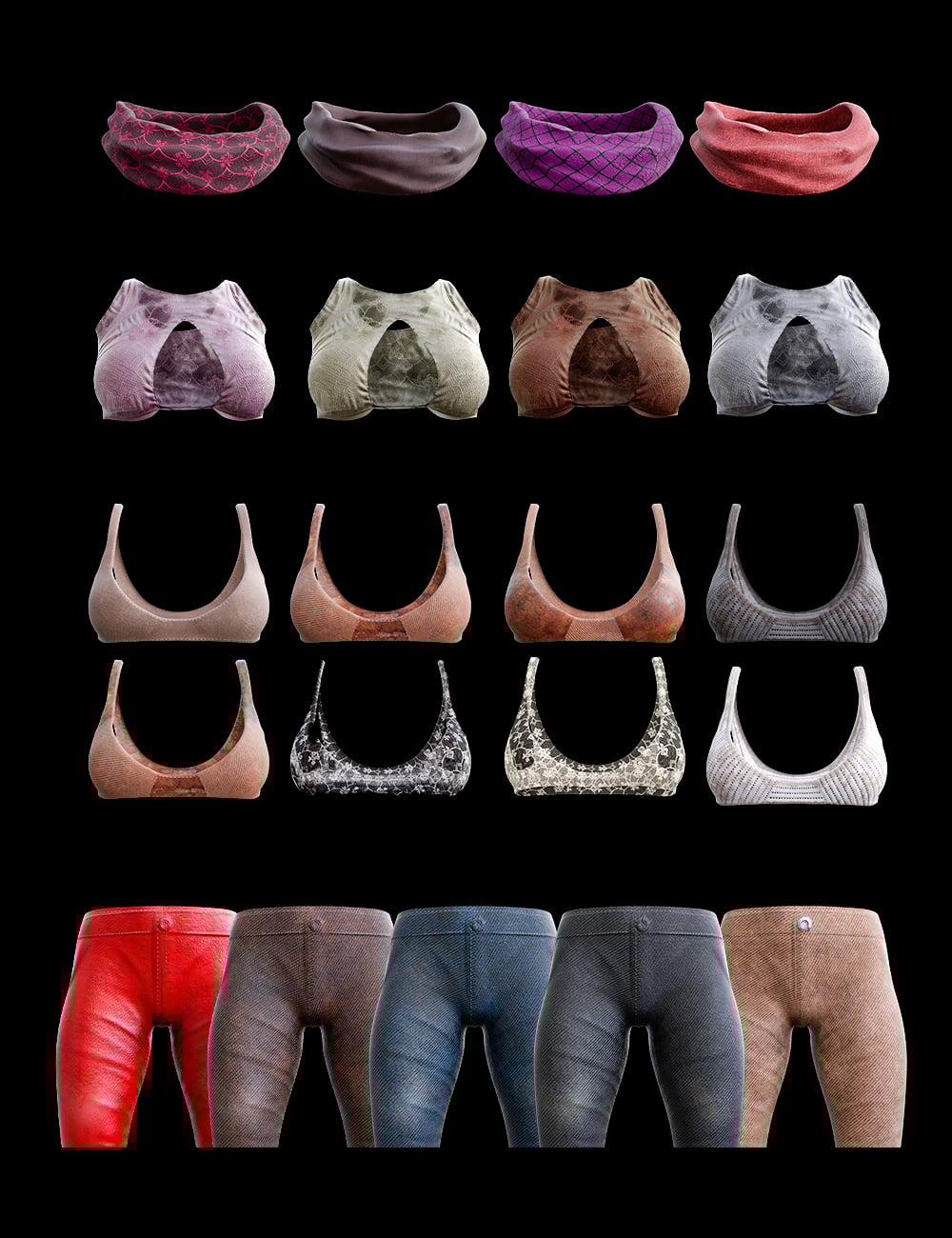 M3D Western Outfit, Hat/Hair, and Weapon for Genesis 8 and 8.1 Female ...