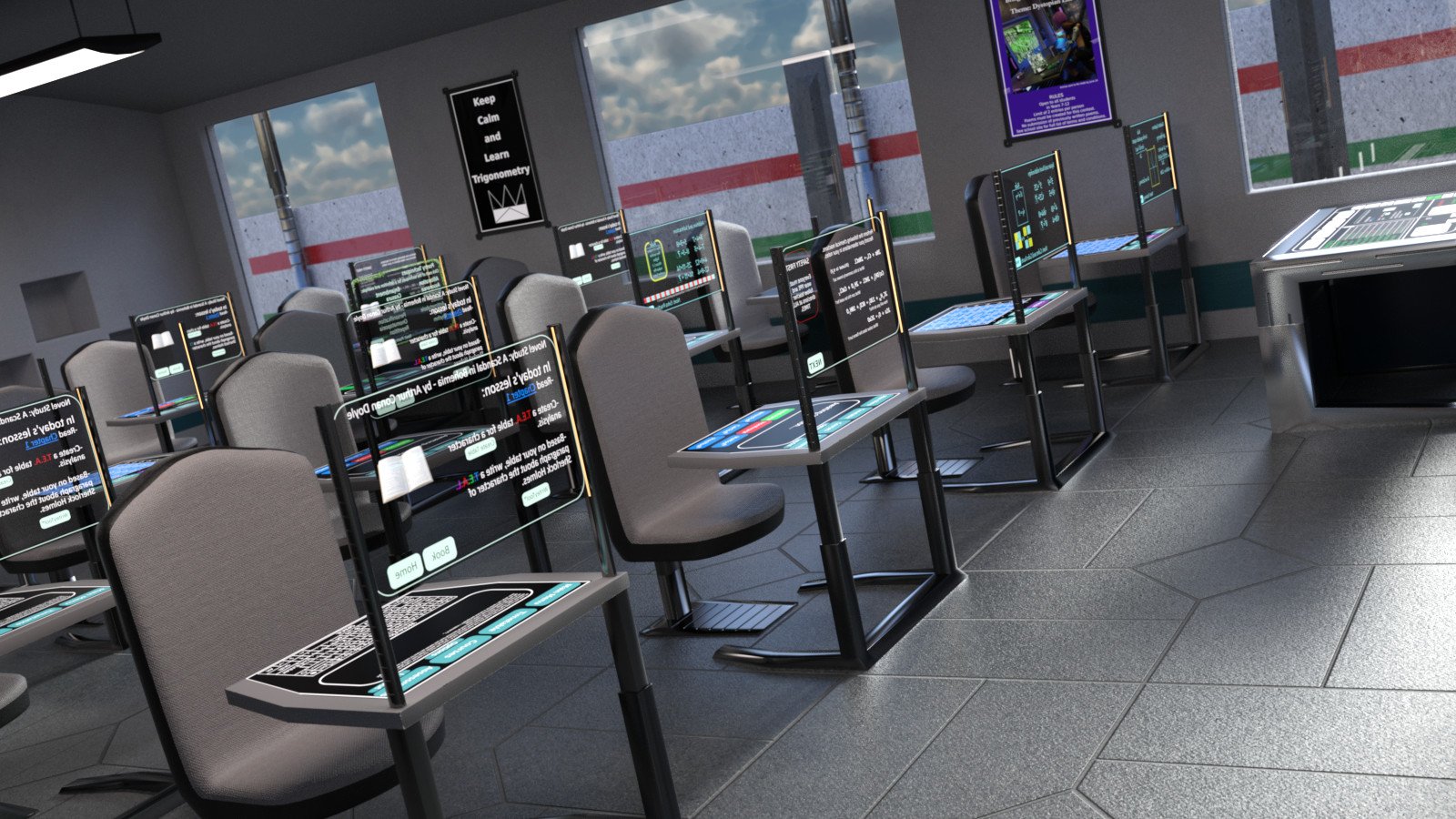 Future Classroom: Bundle | Daz 3D