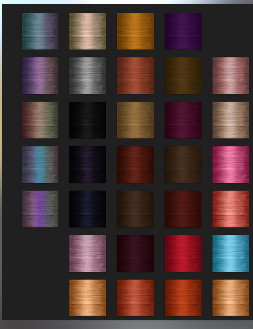 Sublime Hair Kit for dForce VaVaVoom Hair | Daz 3D