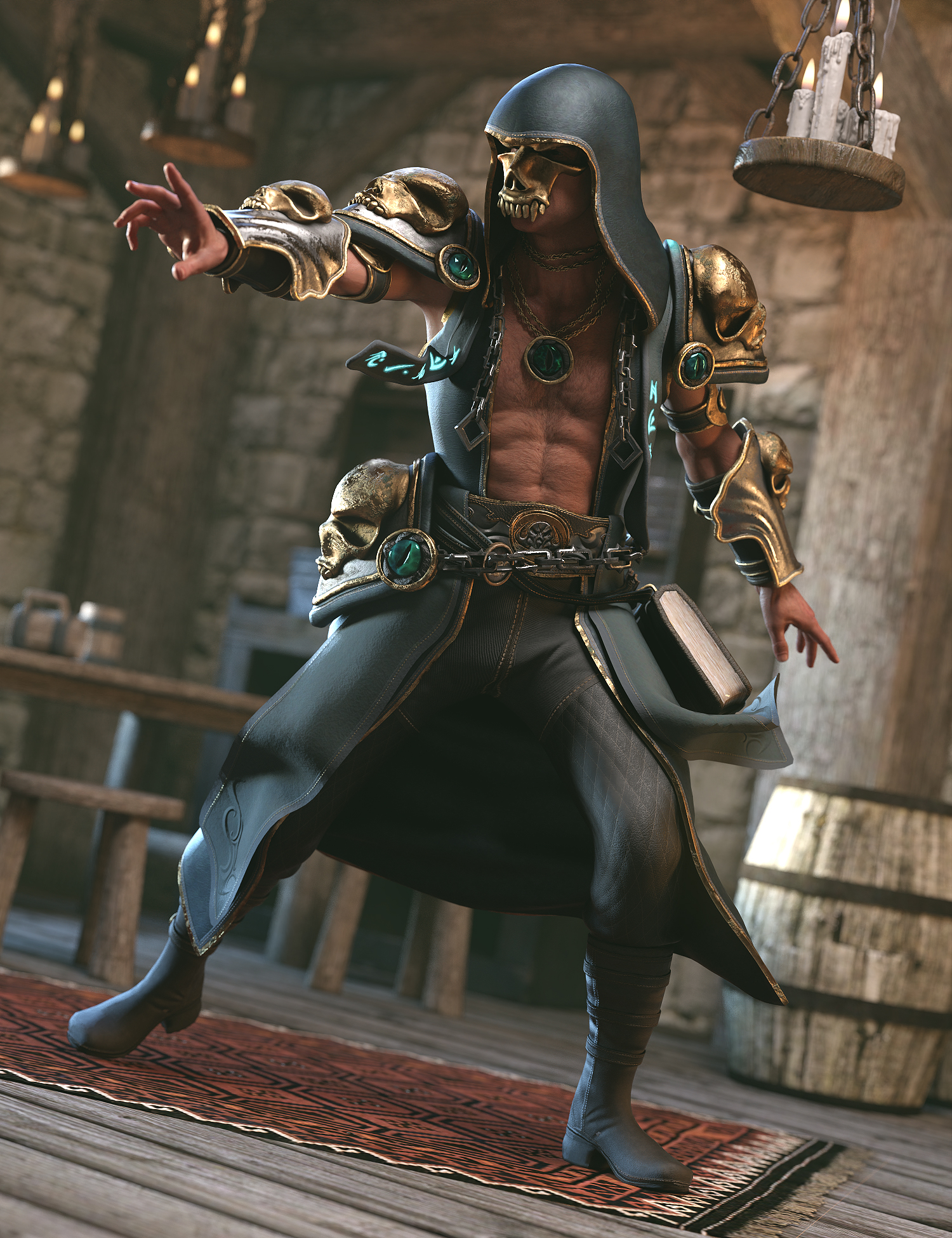 Necromancer 8.1 Dragon Bundle | Daz 3D