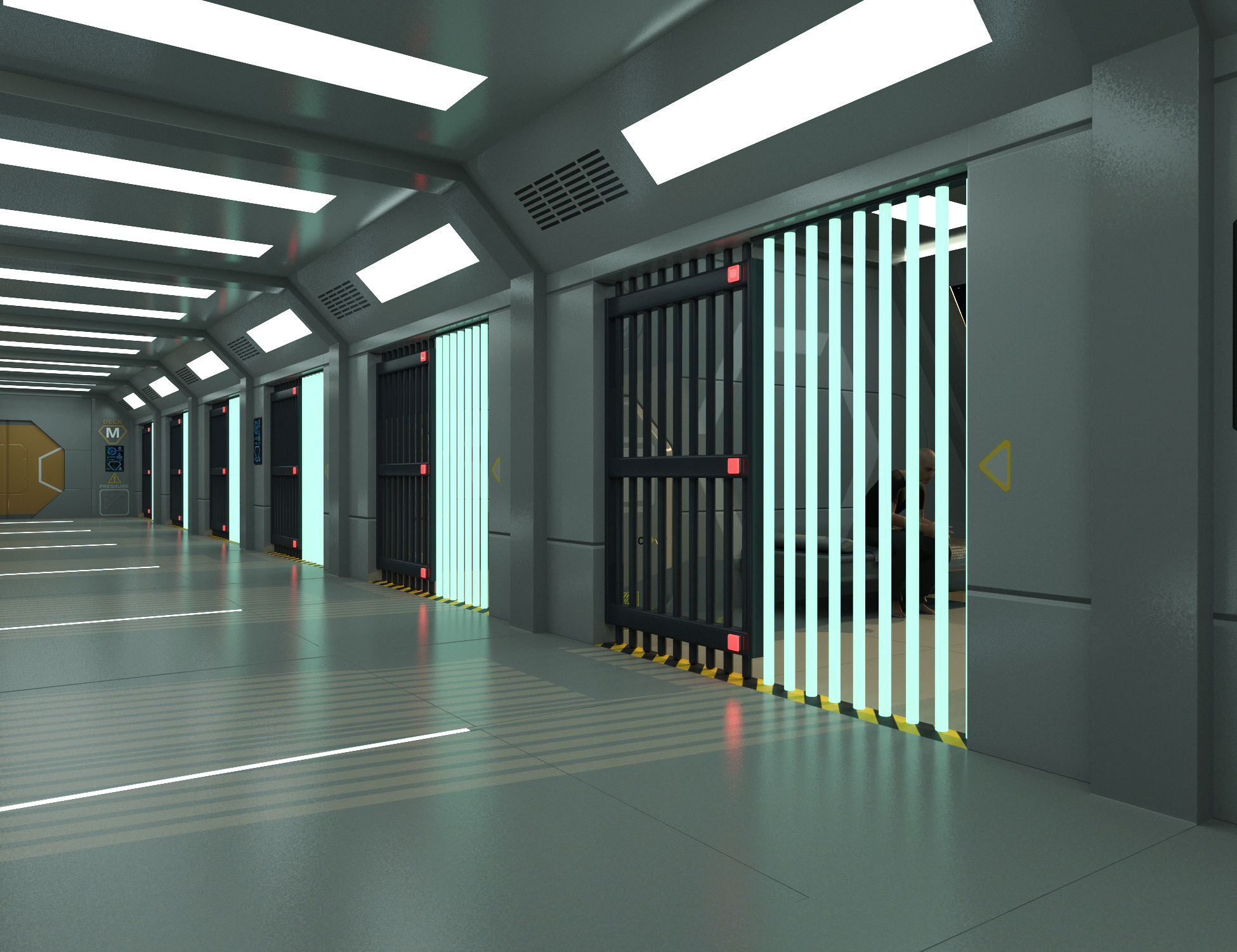 Colonial Cyber Jail | Daz 3D
