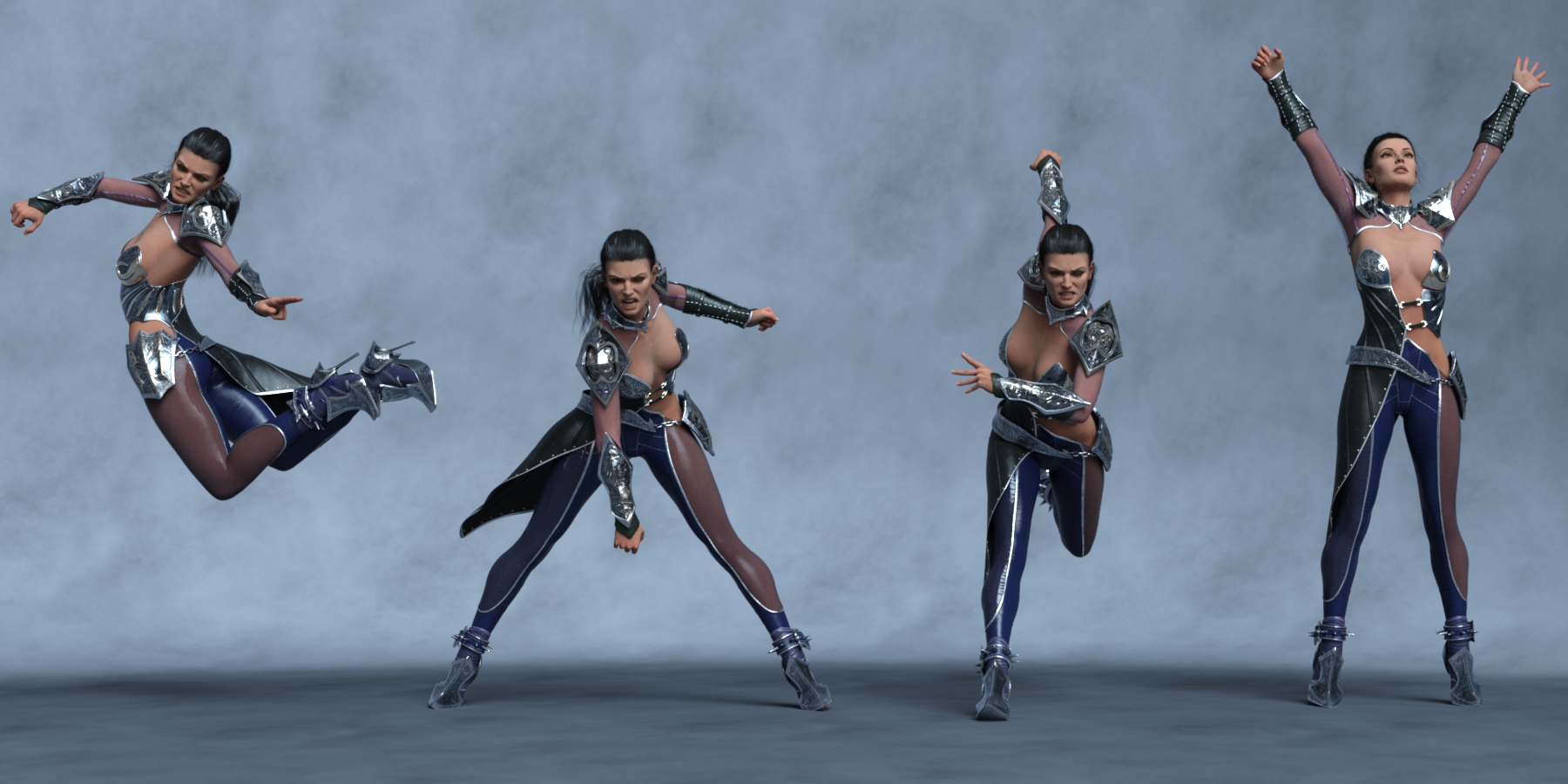 Scythe Bearer Poses for Genesis 8.1 Female | Daz 3D