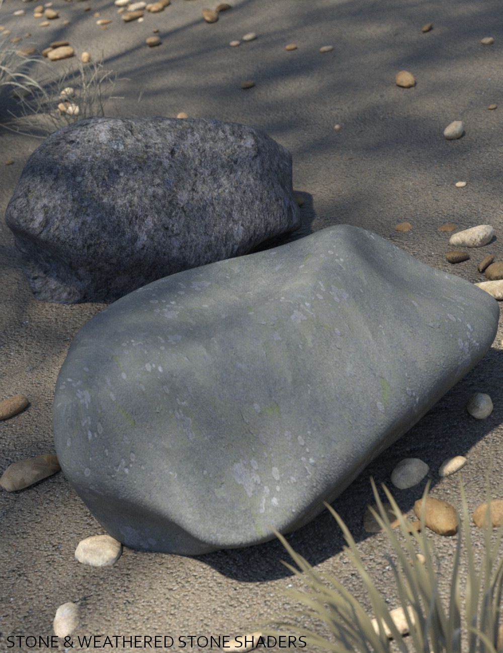 Grunge Brick, Stone, and Ground Iray Shaders Vol 1 | Daz 3D