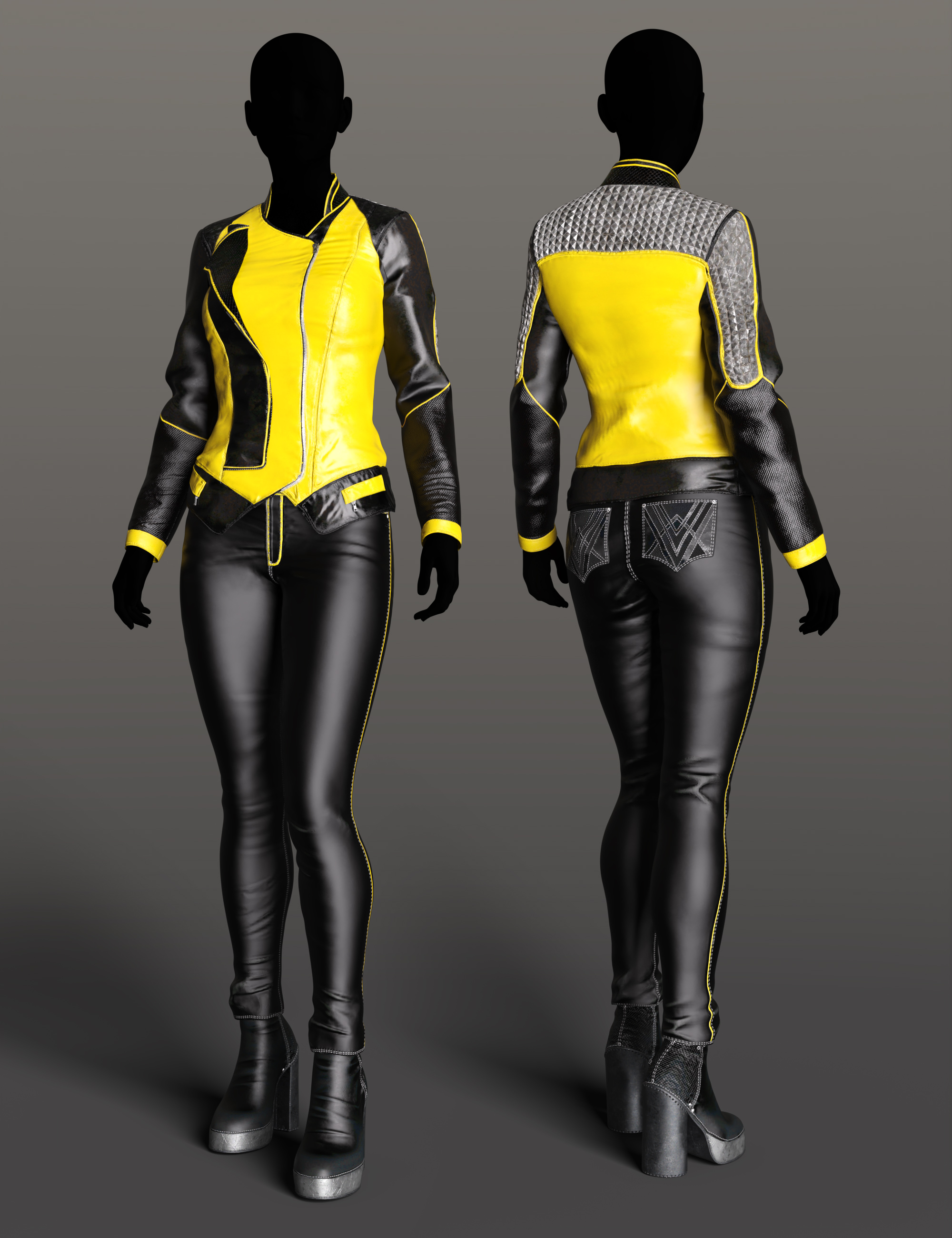 Shadow Realm Outfit for Genesis 8 and 8.1 Females | Daz 3D