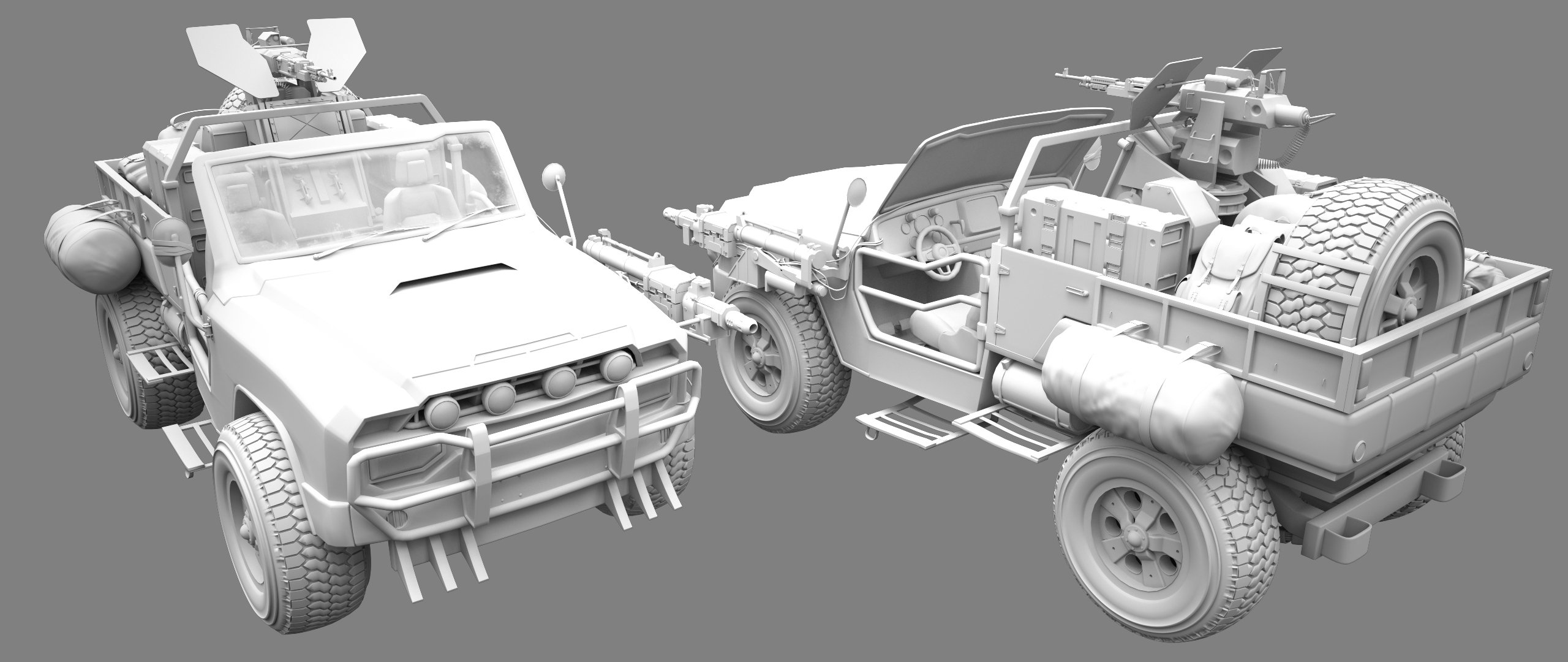 XI Rapid Attack Vehicle | Daz 3D