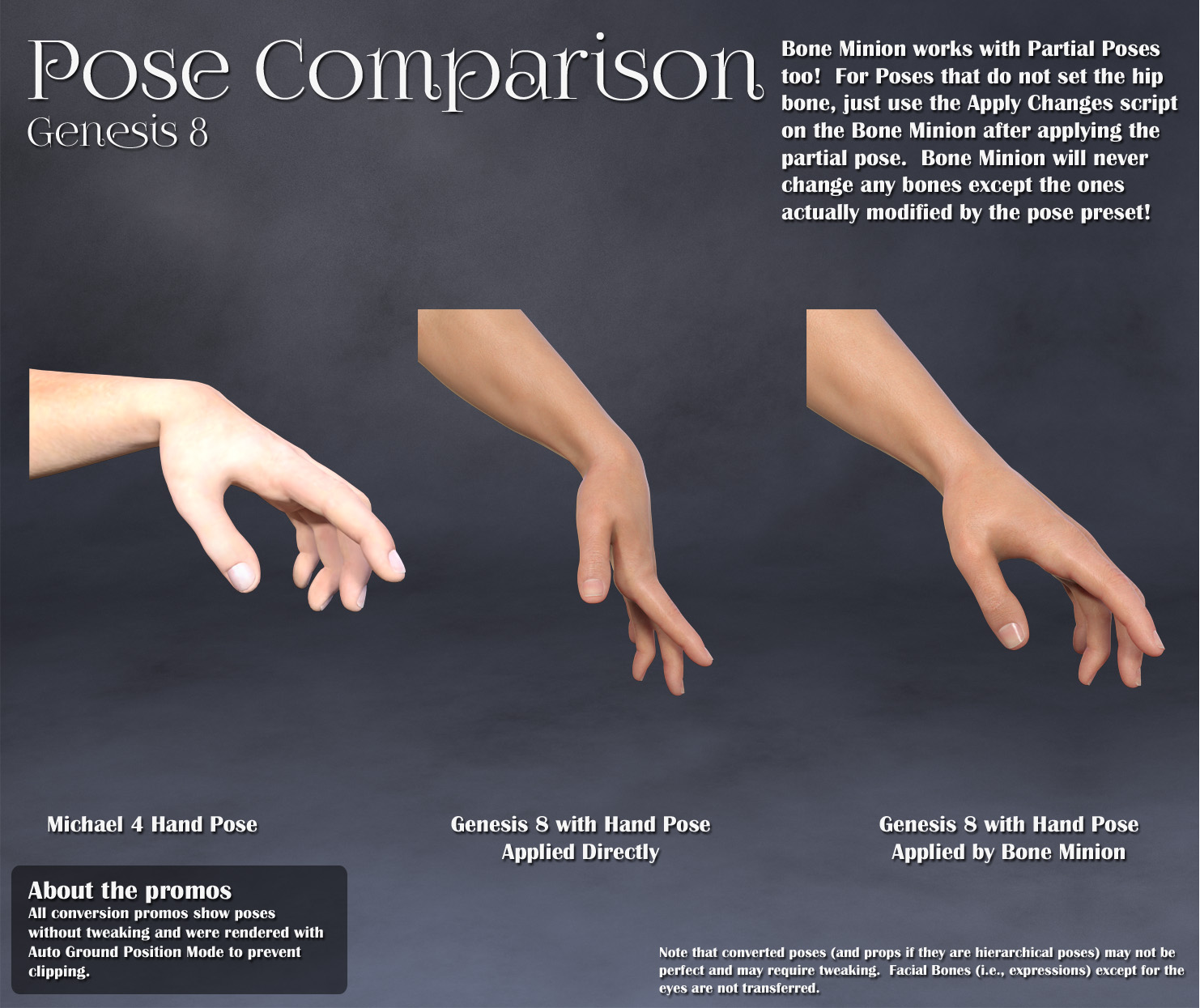 Bone Minion for Generation 4 Poses Bundle | Daz 3D