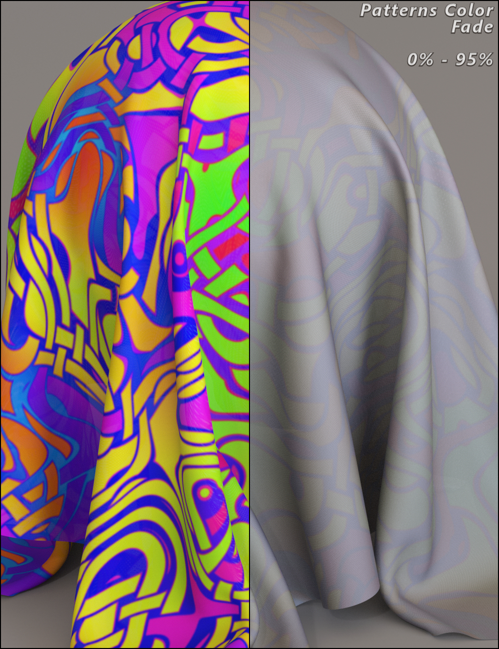 MMX Funky Fabric Patterns 01 for Iray | Daz 3D