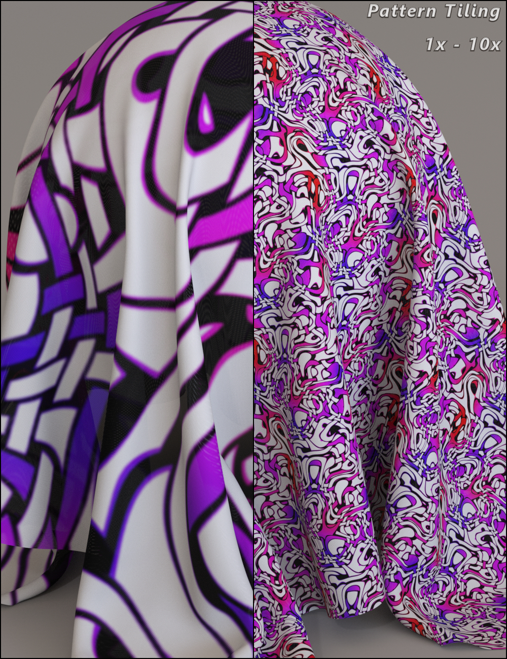 MMX Funky Fabric Patterns 01 for Iray | Daz 3D